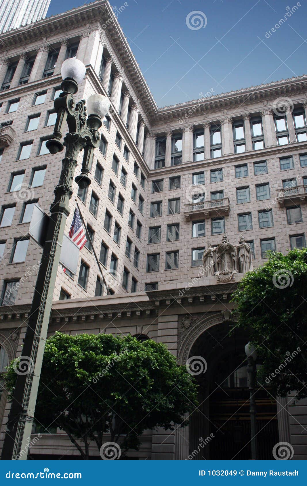 Historic Building in Los Angeles, California Stock Image - Image of ...
