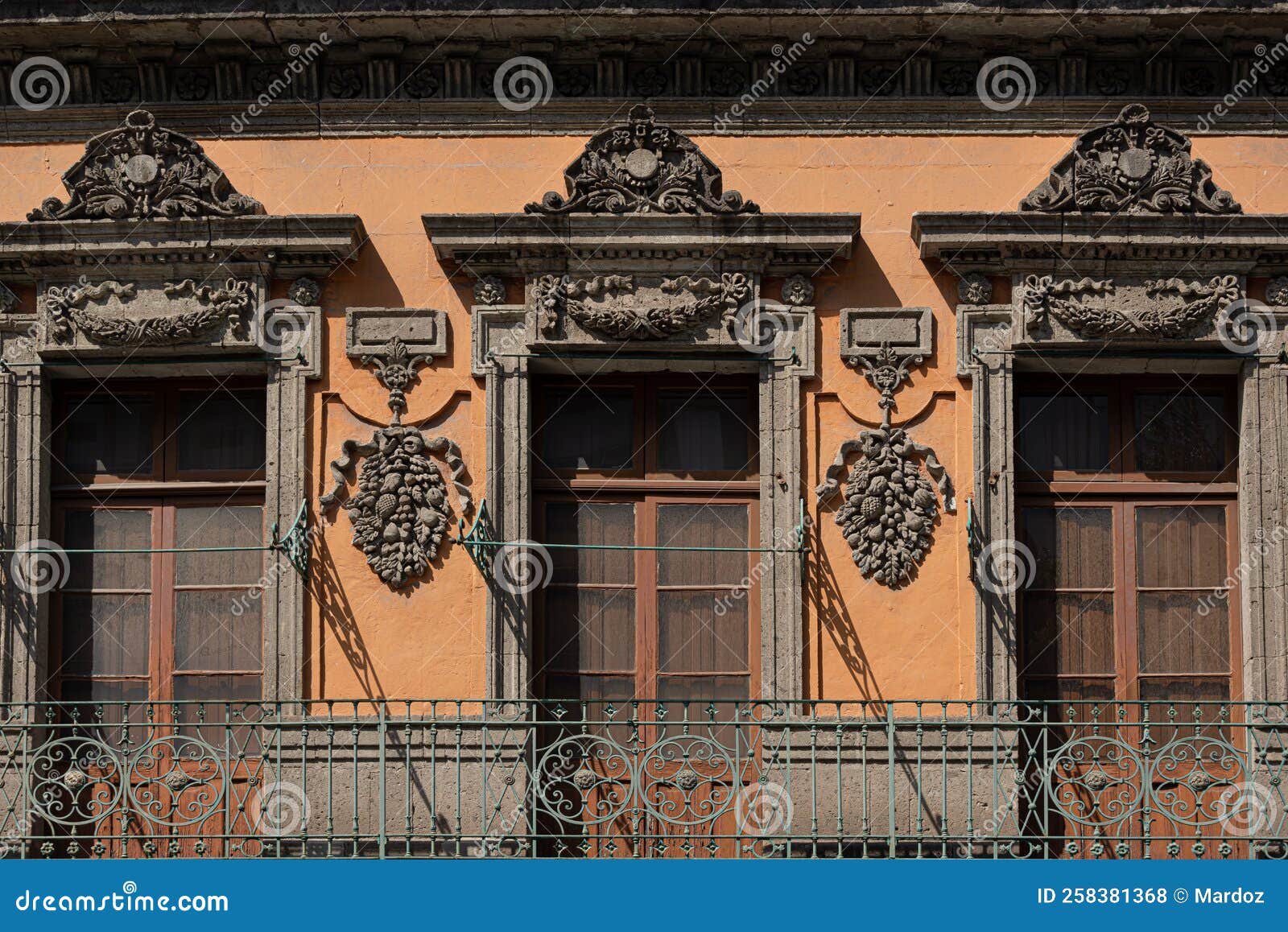 Historic Building at the Mexico City Center Stock Photo - Image of ...