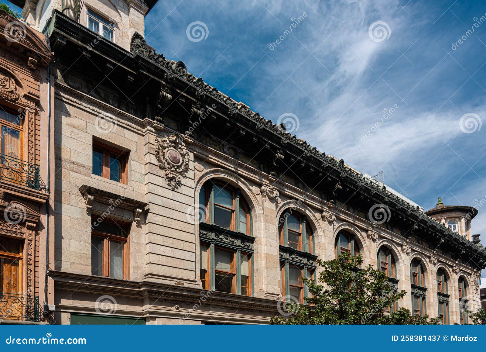 Historic Building at the Mexico City Center Stock Image - Image of ...