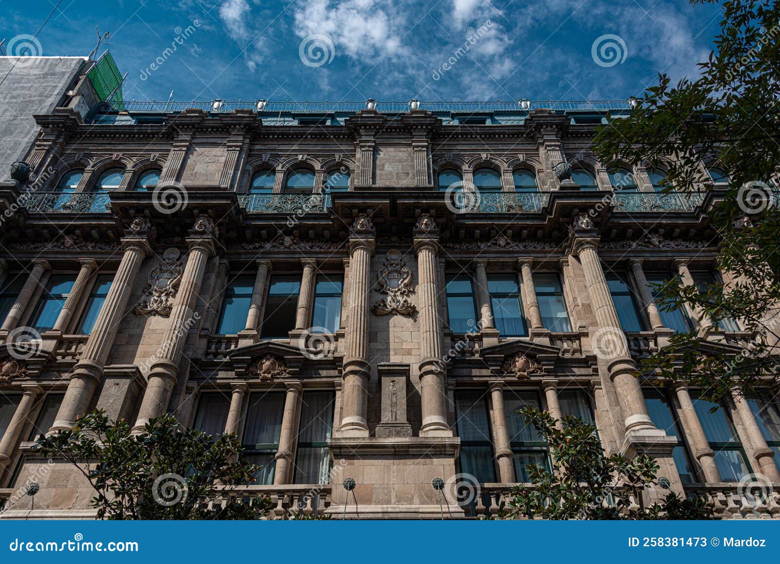 Historic Building at the Mexico City Center Stock Image - Image of ...