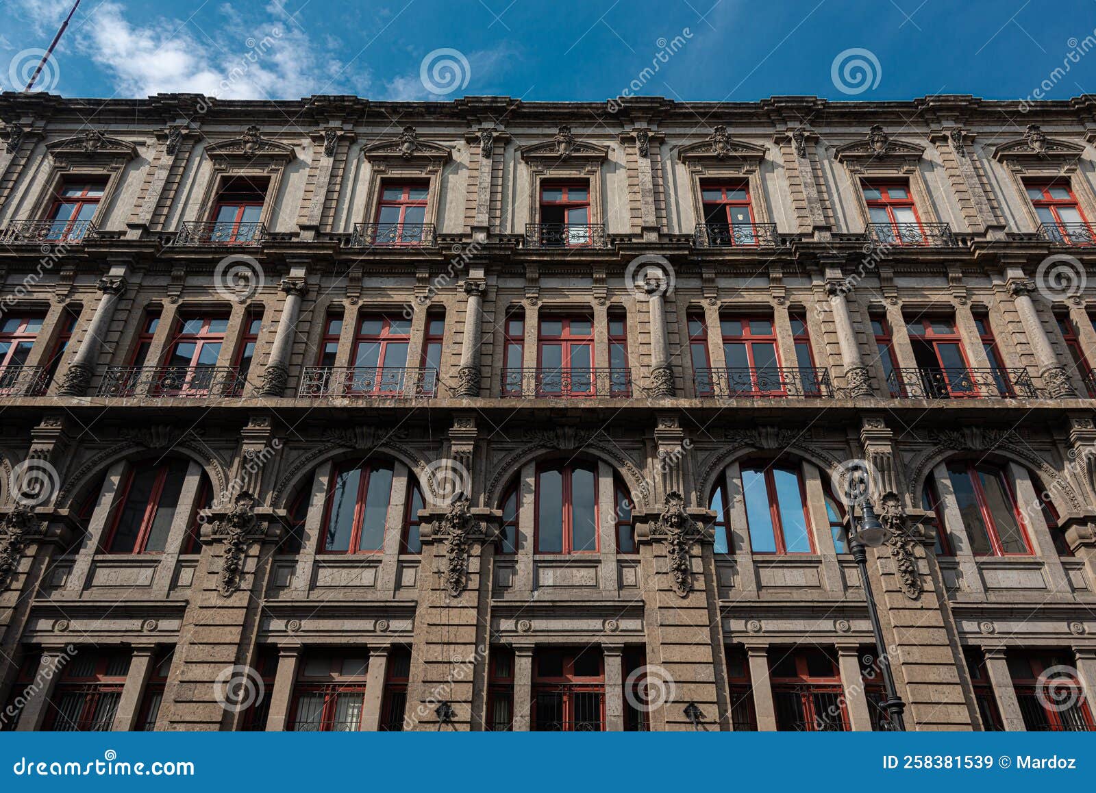 Historic Building at the Mexico City Center Stock Image - Image of ...