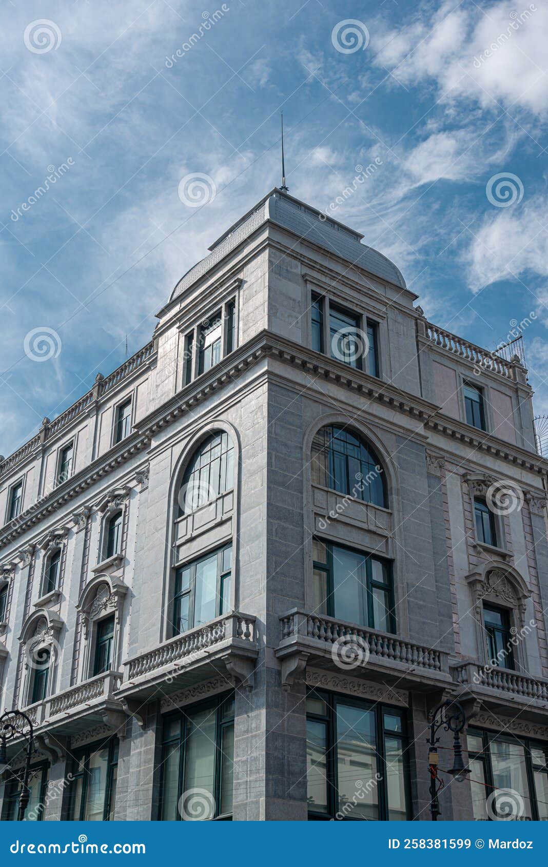 Historic Building at the Mexico City Center Stock Image - Image of ...