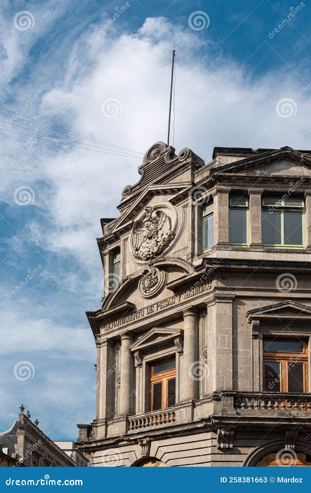 Historic Building at the Mexico City Center Stock Image - Image of city ...