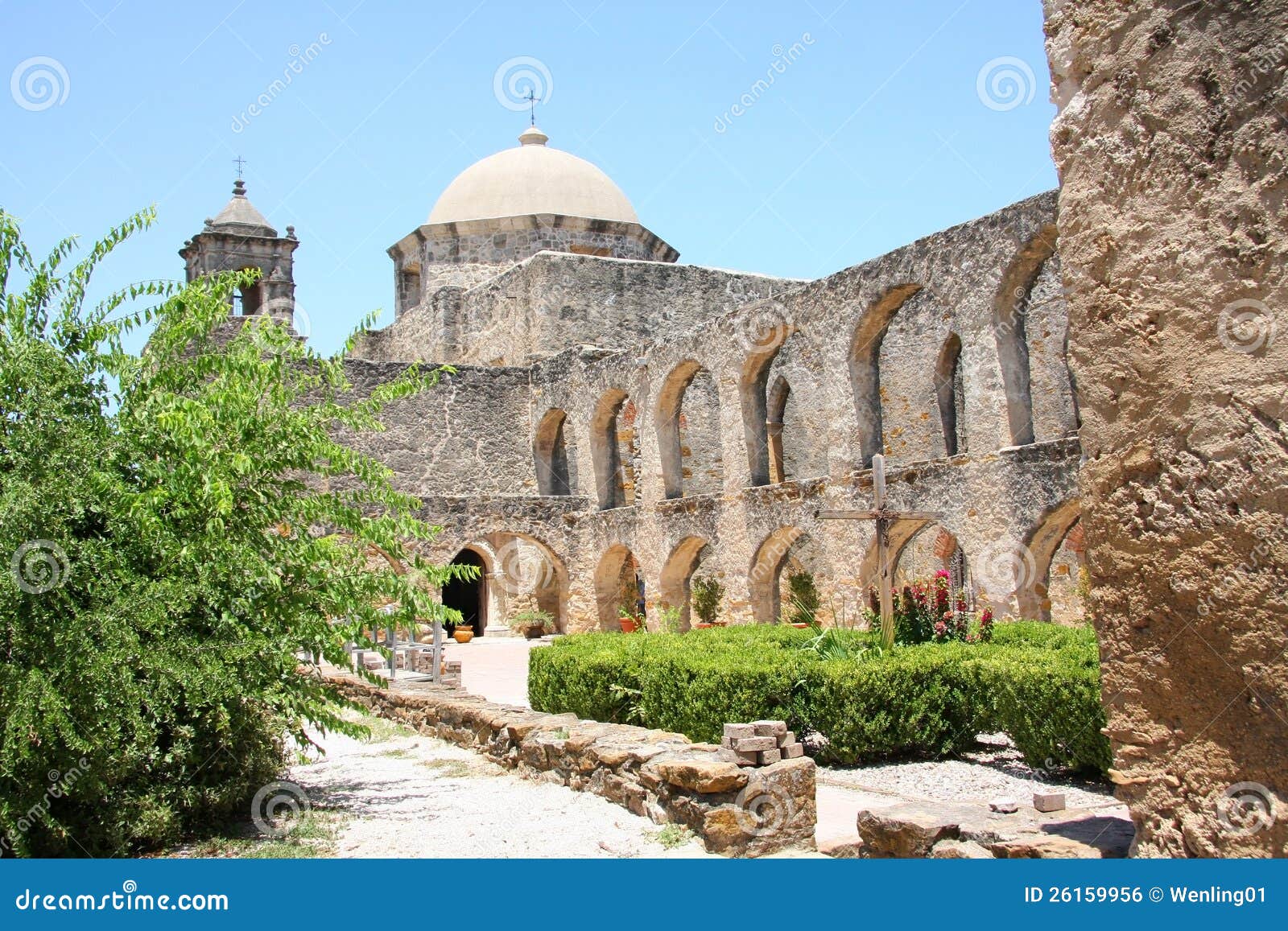 Historic Building Mission San Jose Stock Photo - Image of architecture ...