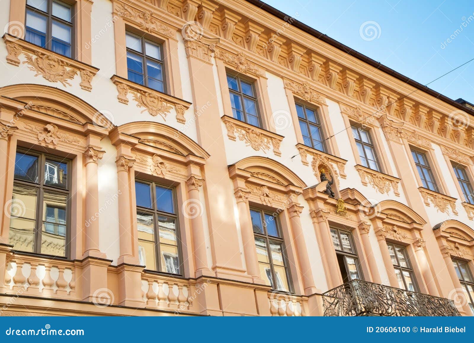 Historic Building in Munich, Germany Stock Photo - Image of roof ...