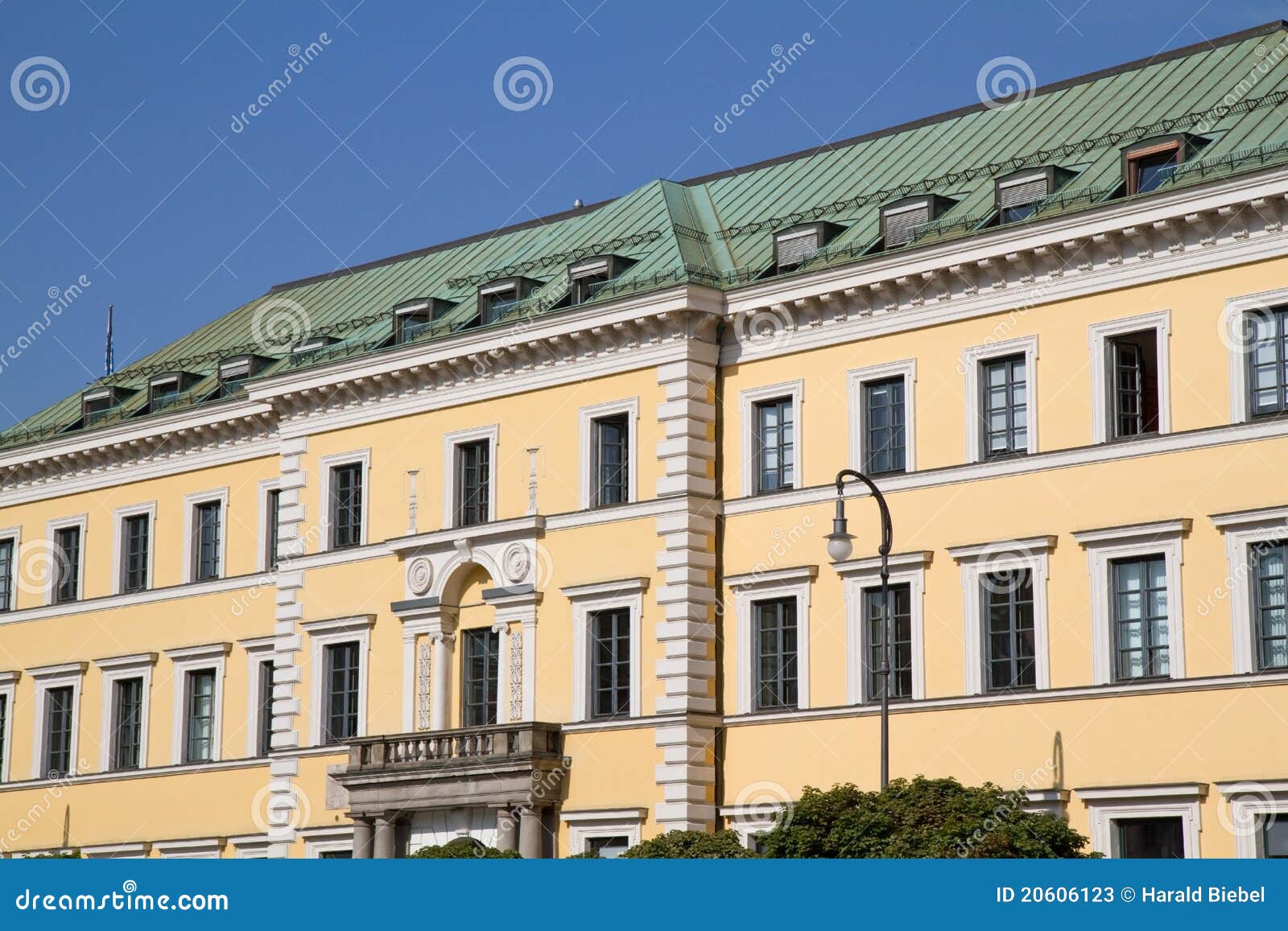 Historic Building in Munich, Germany Stock Image - Image of modernized ...