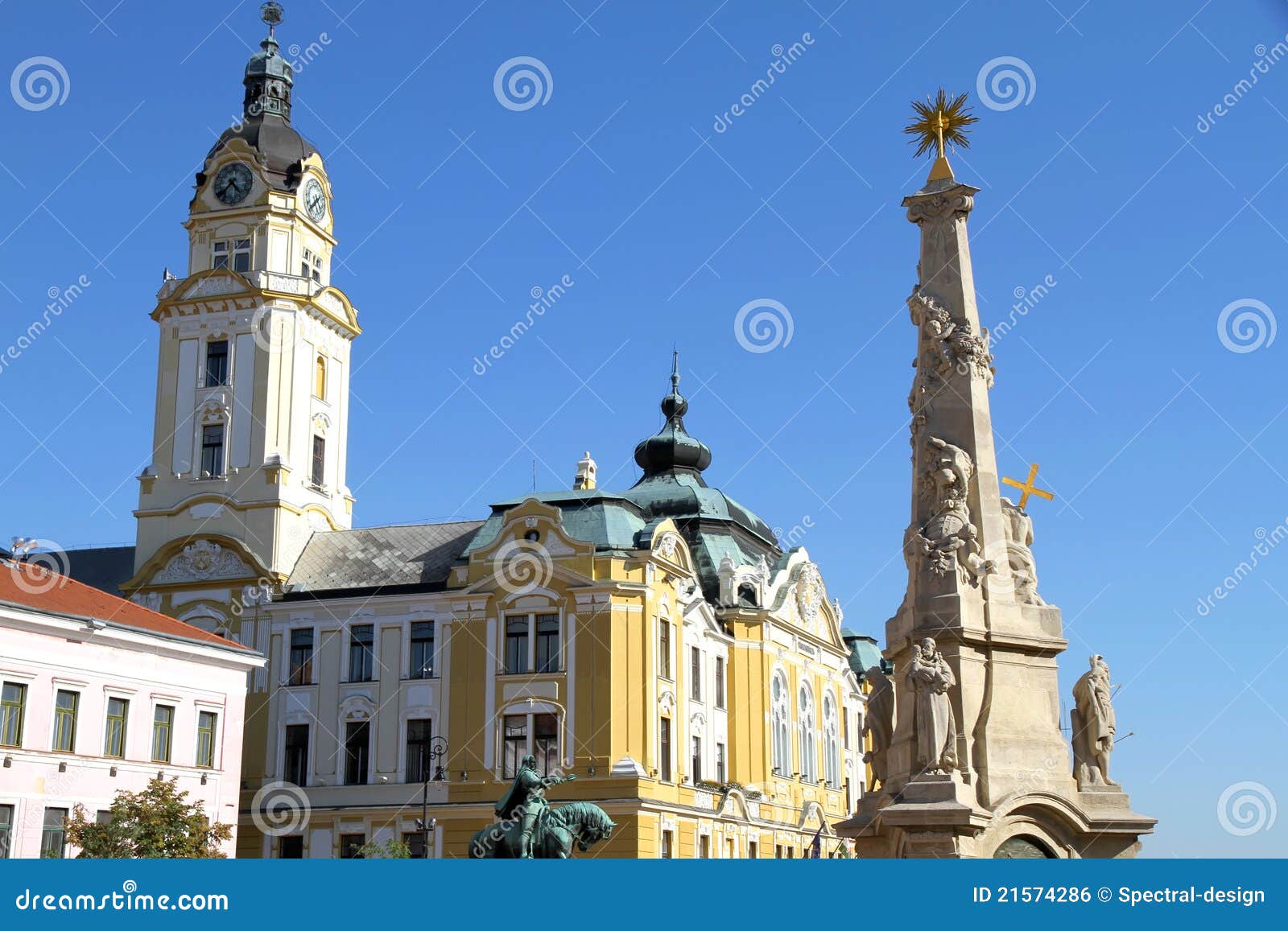Historic building in Pecs stock photo. Image of sightseeing - 21574286
