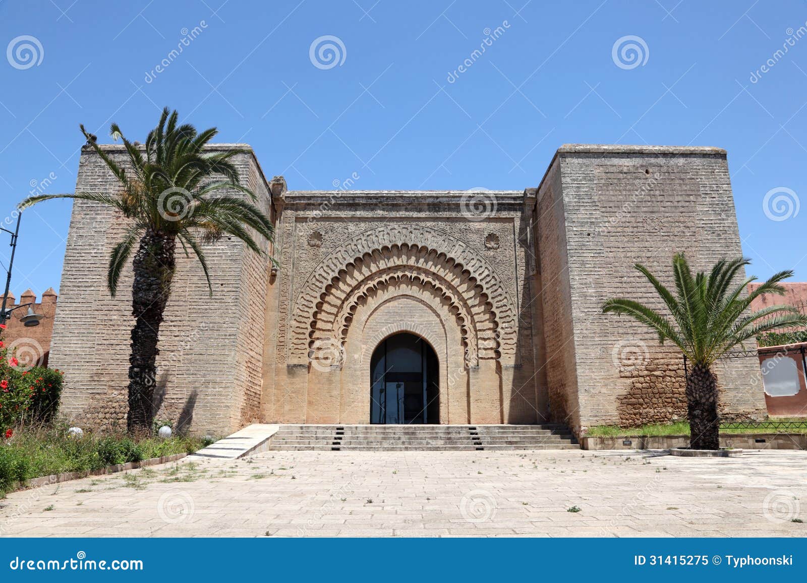 Historic Building in Rabat, Morocco Stock Image - Image of maghreb ...