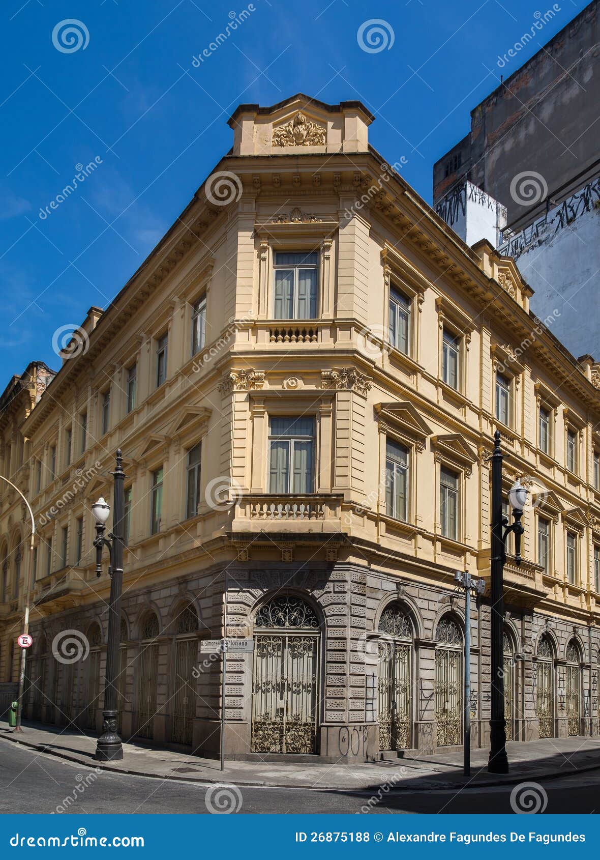 Historic Building in Sao Paulo Brazil Stock Photo - Image of brazil ...