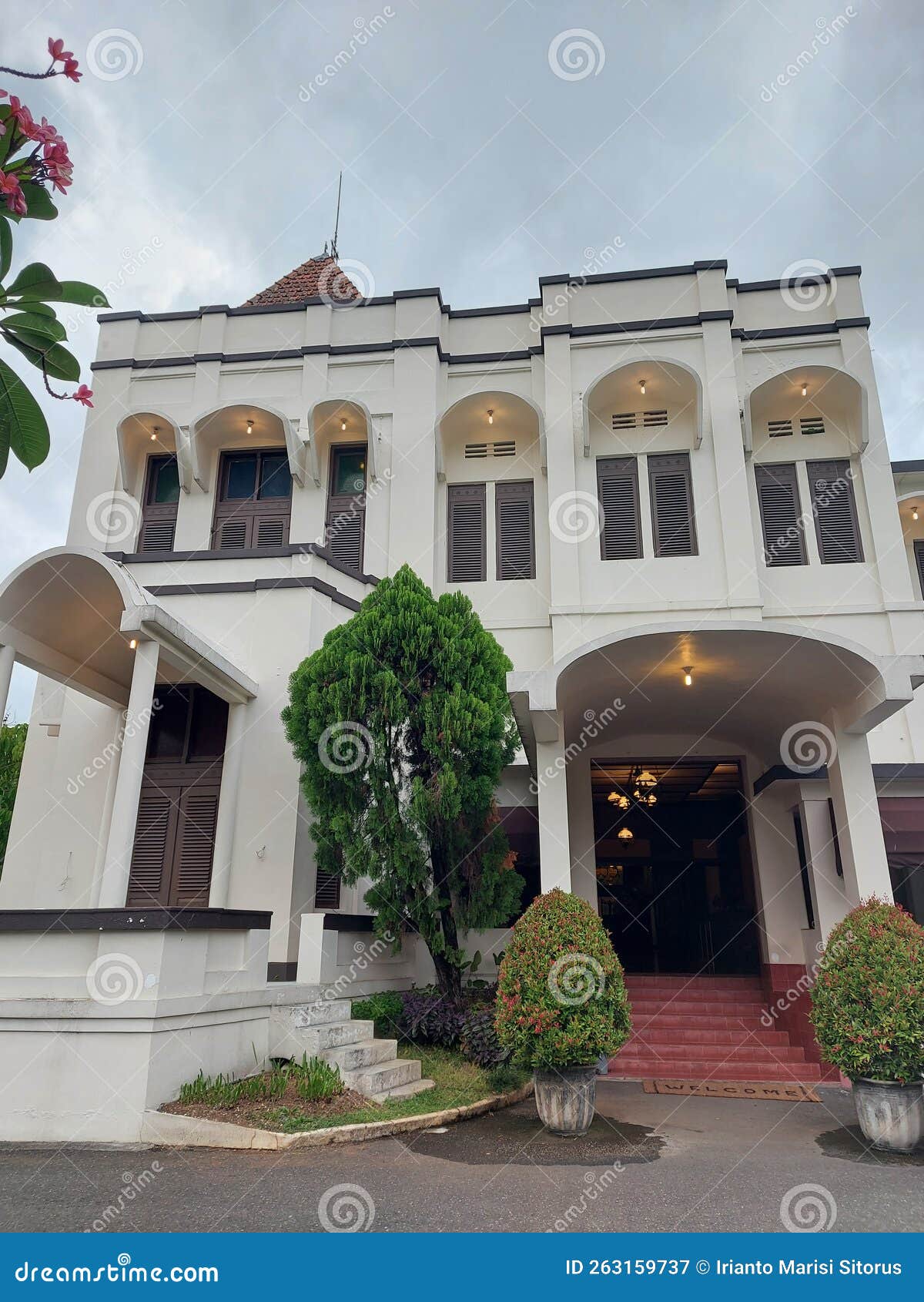 Historic Building at Semarang Stock Image - Image of neighbourhood ...