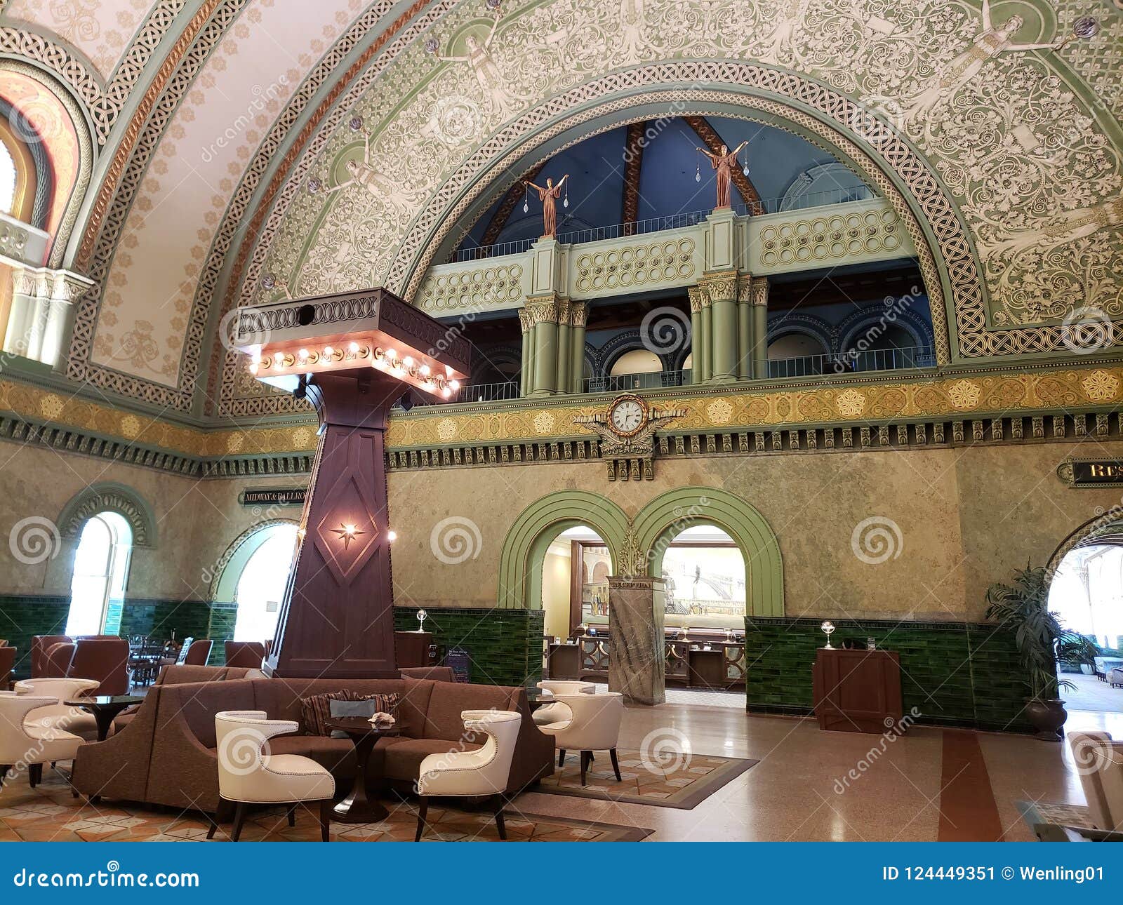 Historic Building ST Louis Train Station Inside ,MO USA Editorial Photo ...