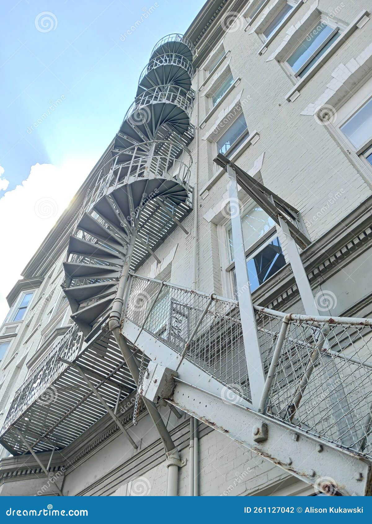 Historic Building Winding Staircase Stock Photo - Image of winding ...