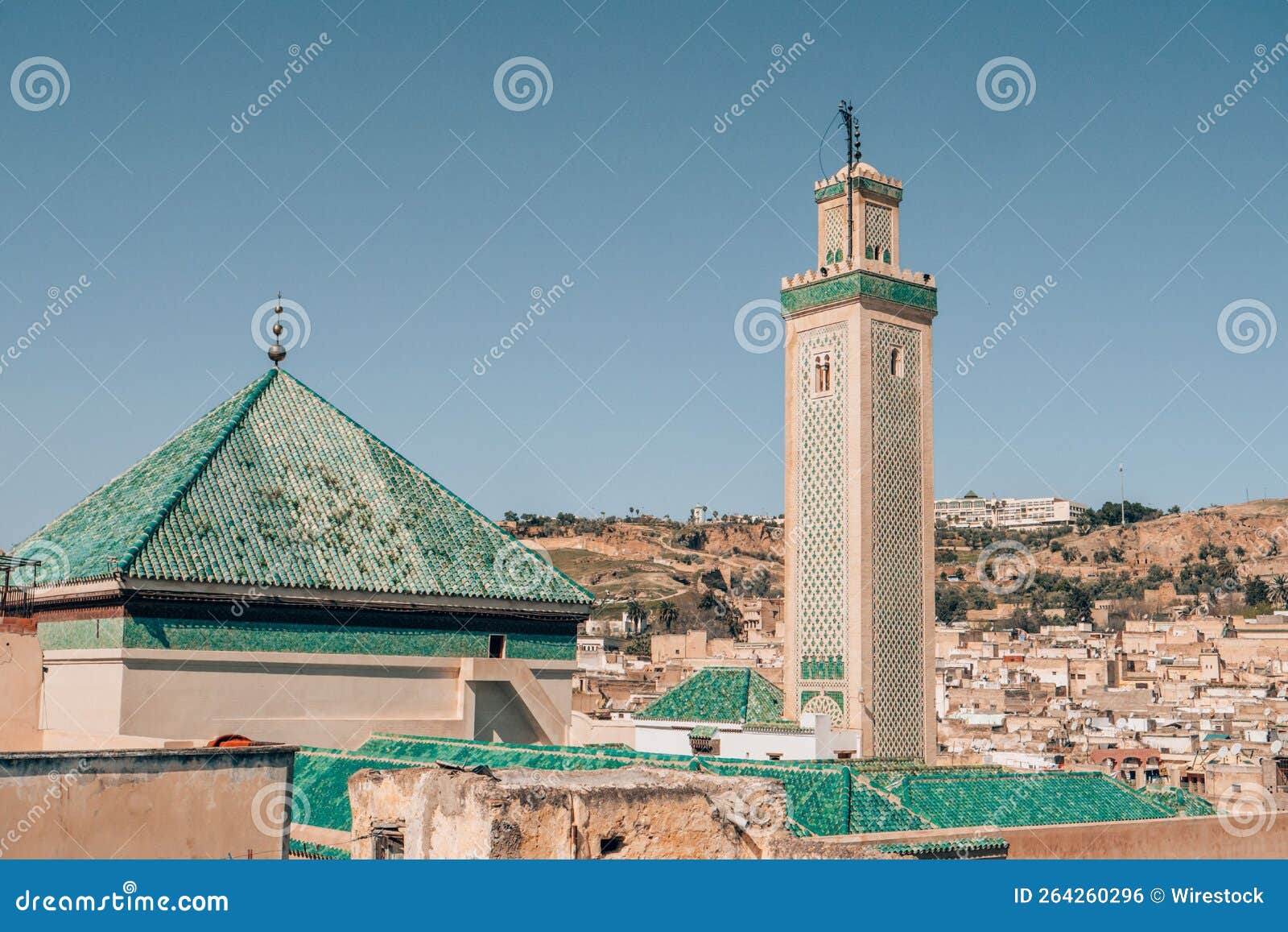 Historic Buildings in Fez, Morocco Stock Photo - Image of interior ...