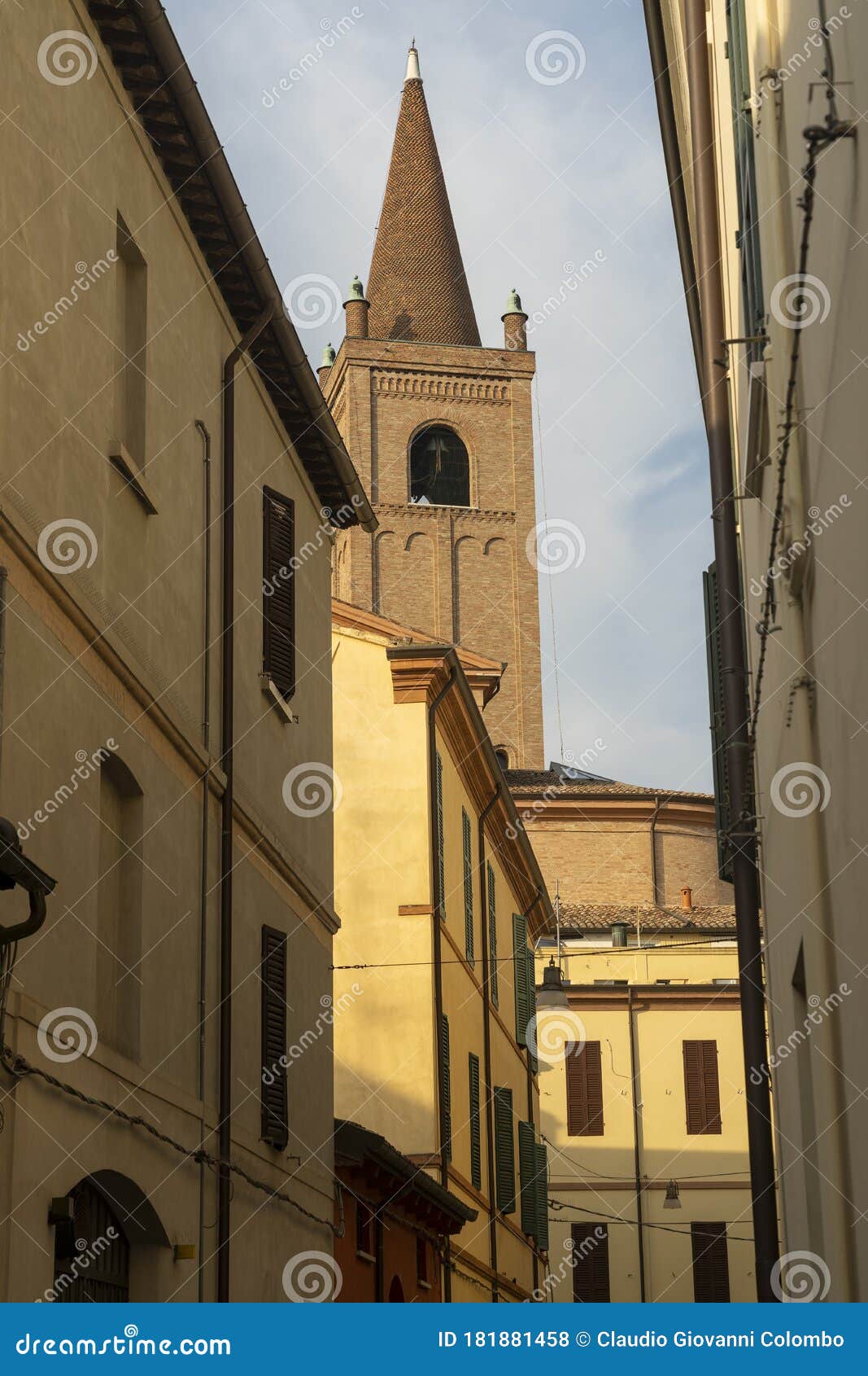 Historic Buildings of Forli, Emilia Romagna Stock Photo - Image of ...