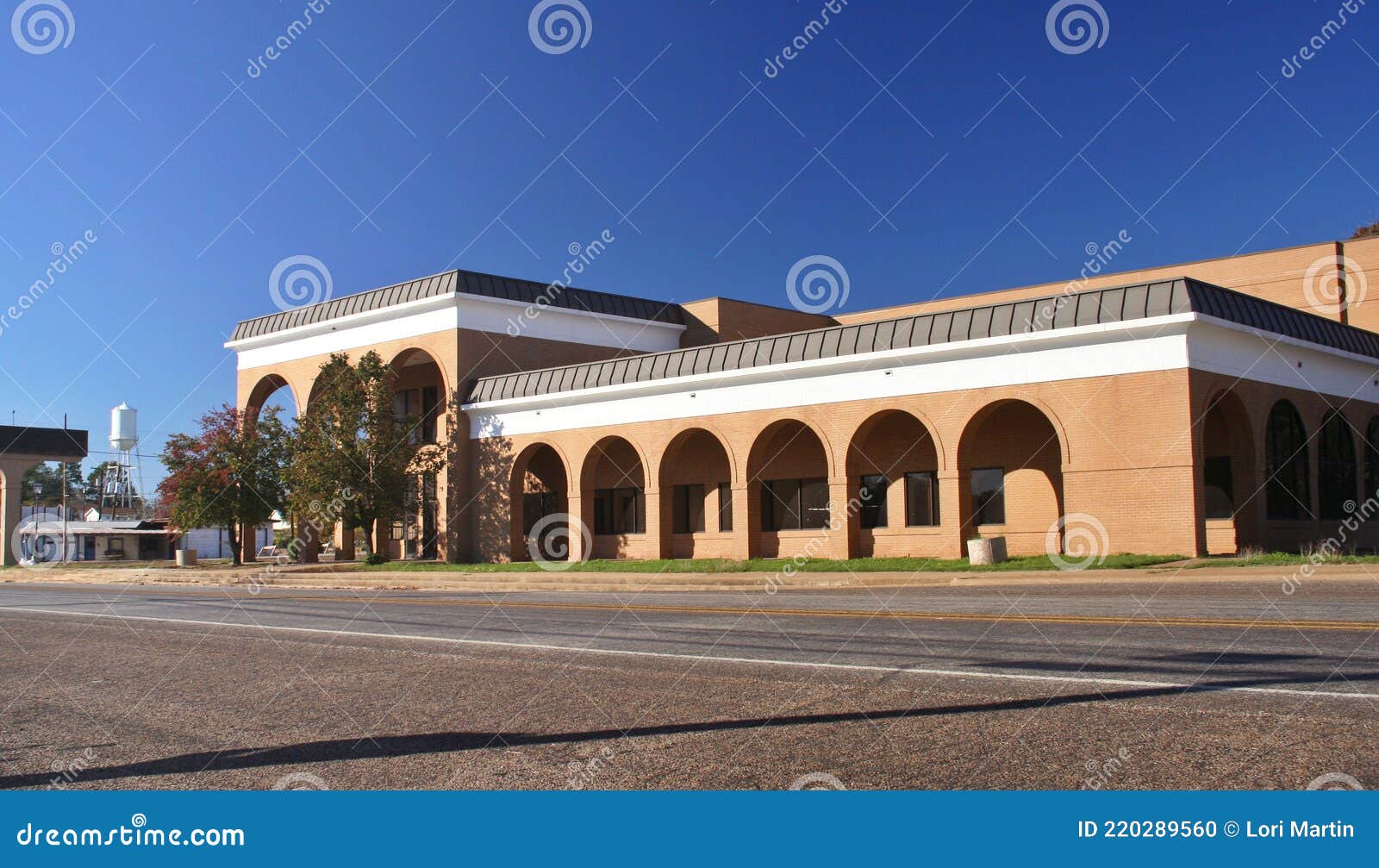 Historic Buildings in Rural Small Texas Town Stock Photo - Image of ...