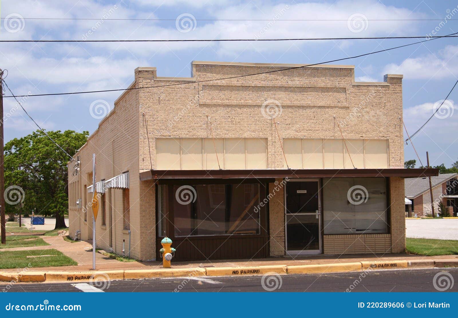 Historic Buildings in Rural Small Texas Town Stock Photo - Image of ...