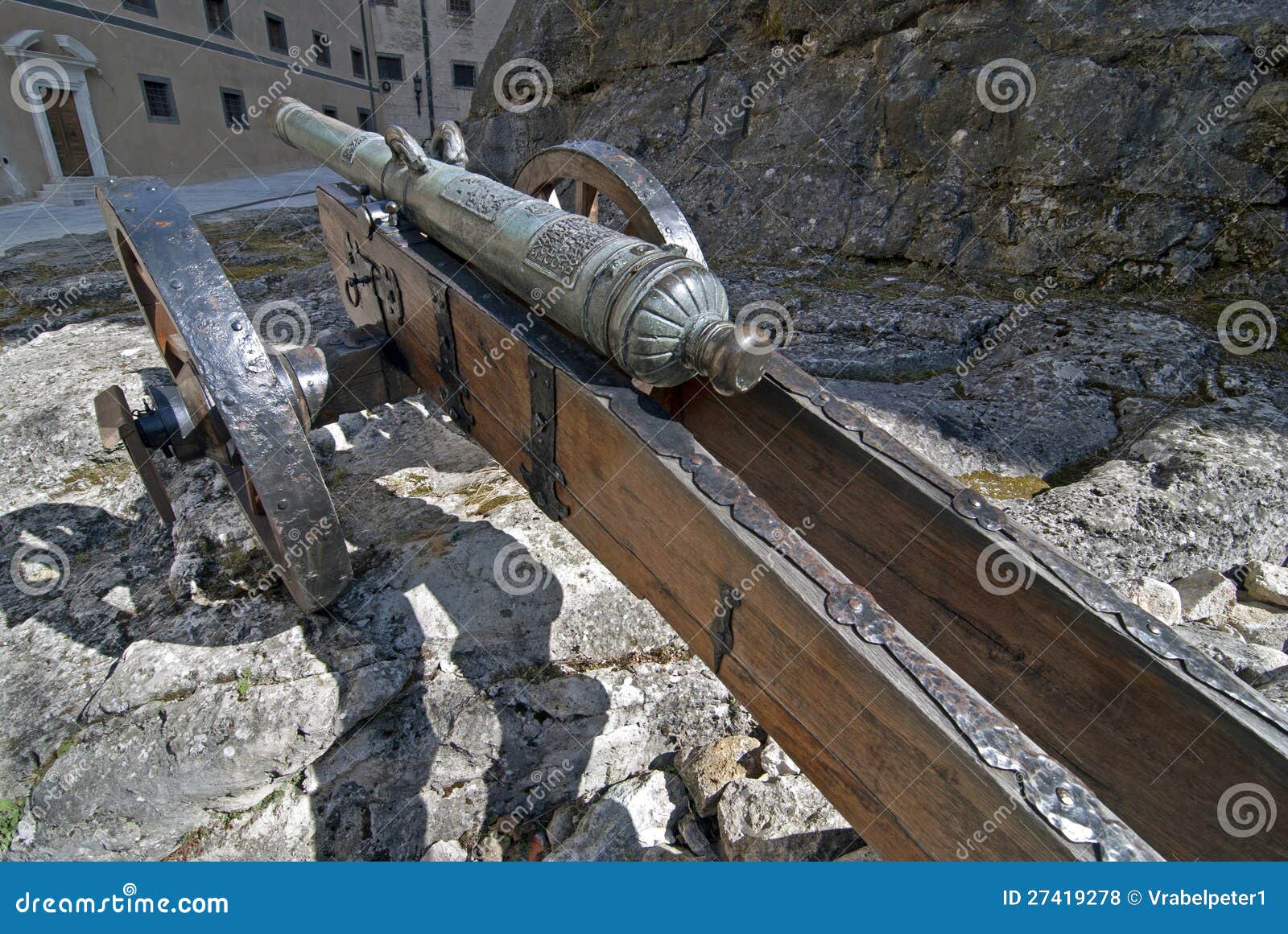 Historic cannon stock photo. Image of batle, fort, slovak - 27419278