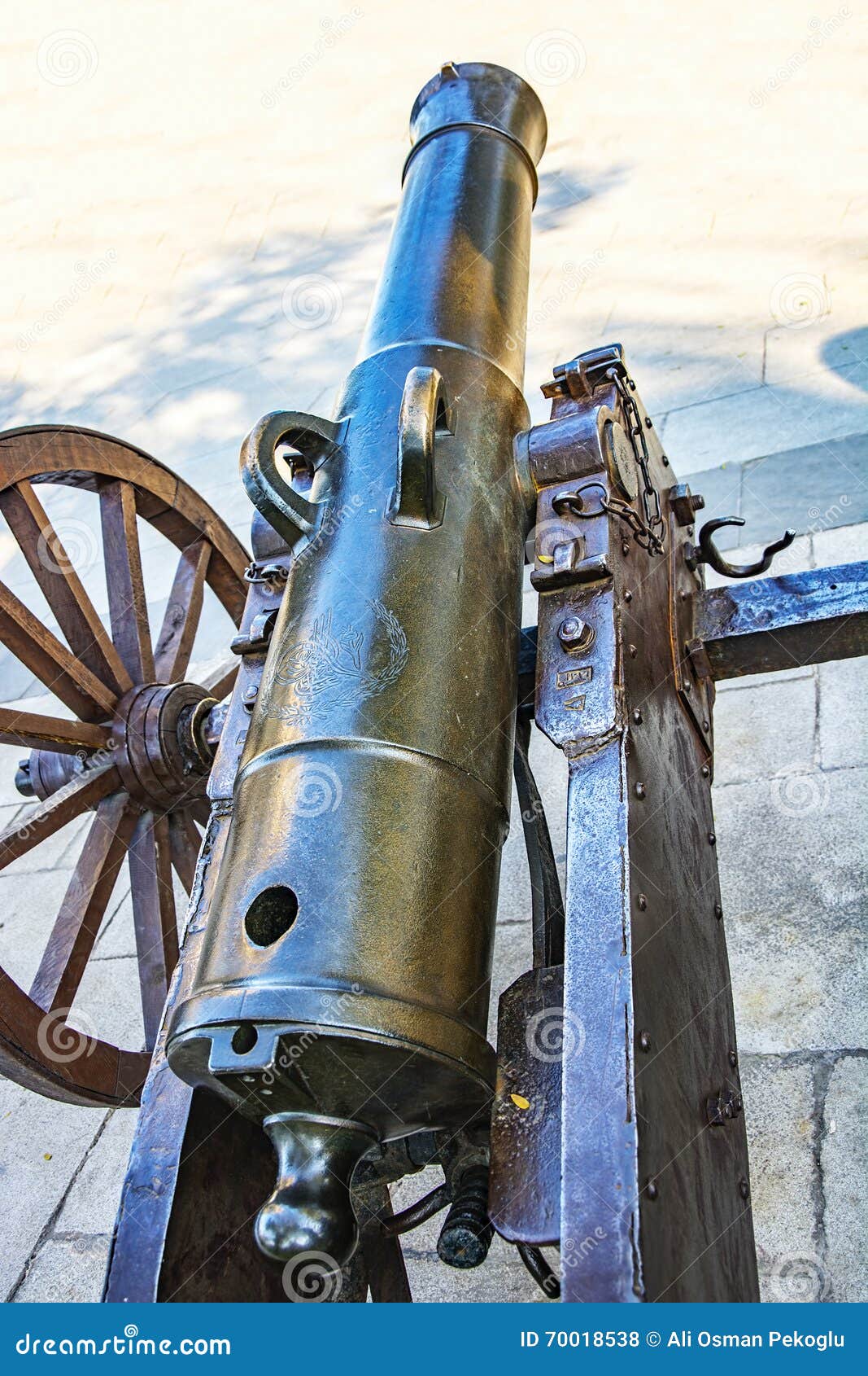 Historic cannons stock photo. Image of iron, ancient - 70018538