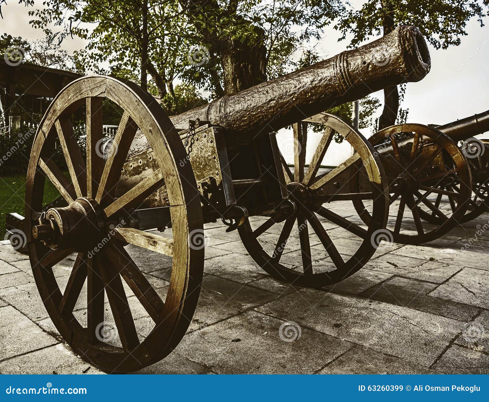 Historic cannons stock image. Image of antique, wheel - 63260399