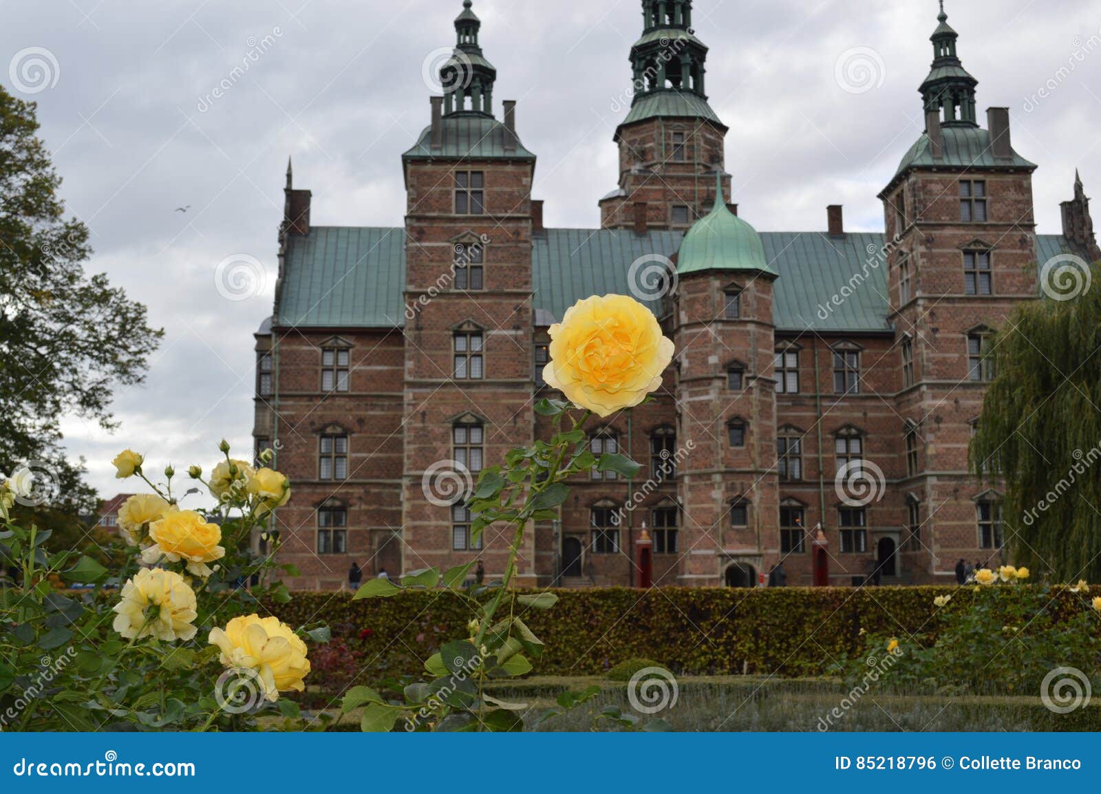 Historic Castle in Copenhagen Stock Photo - Image of brick, historic ...