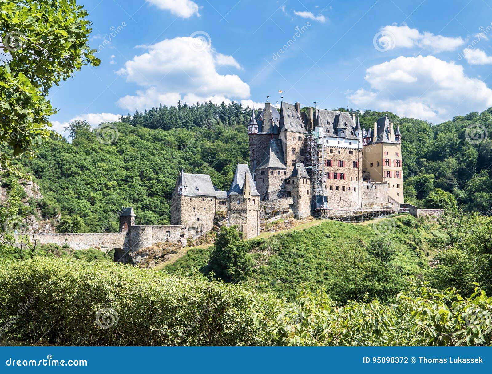 The Historic Castle Eltz in the Eifel Editorial Photography - Image of ...