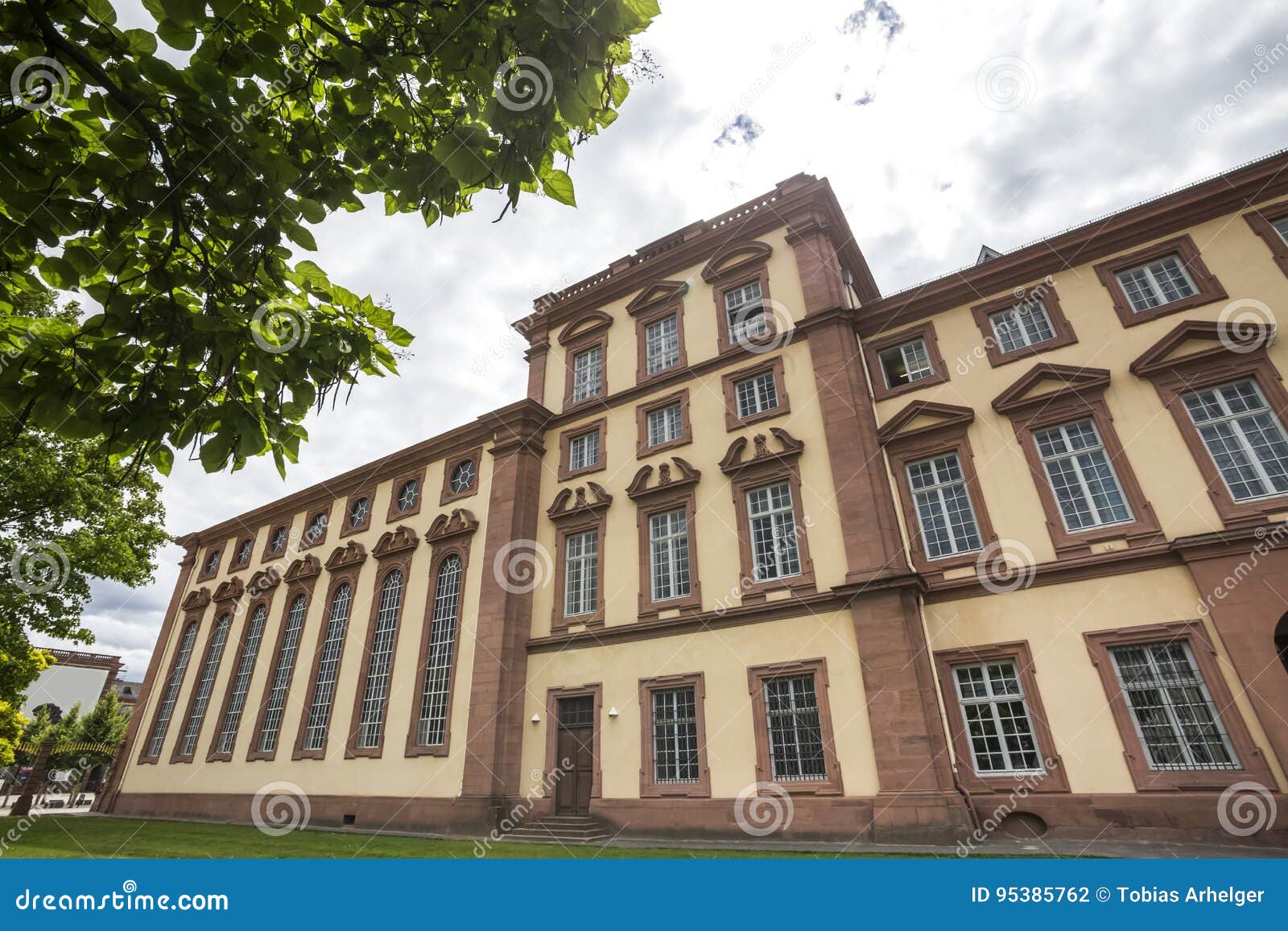 The Historic Castle Mannheim Germany Stock Photo - Image of university ...