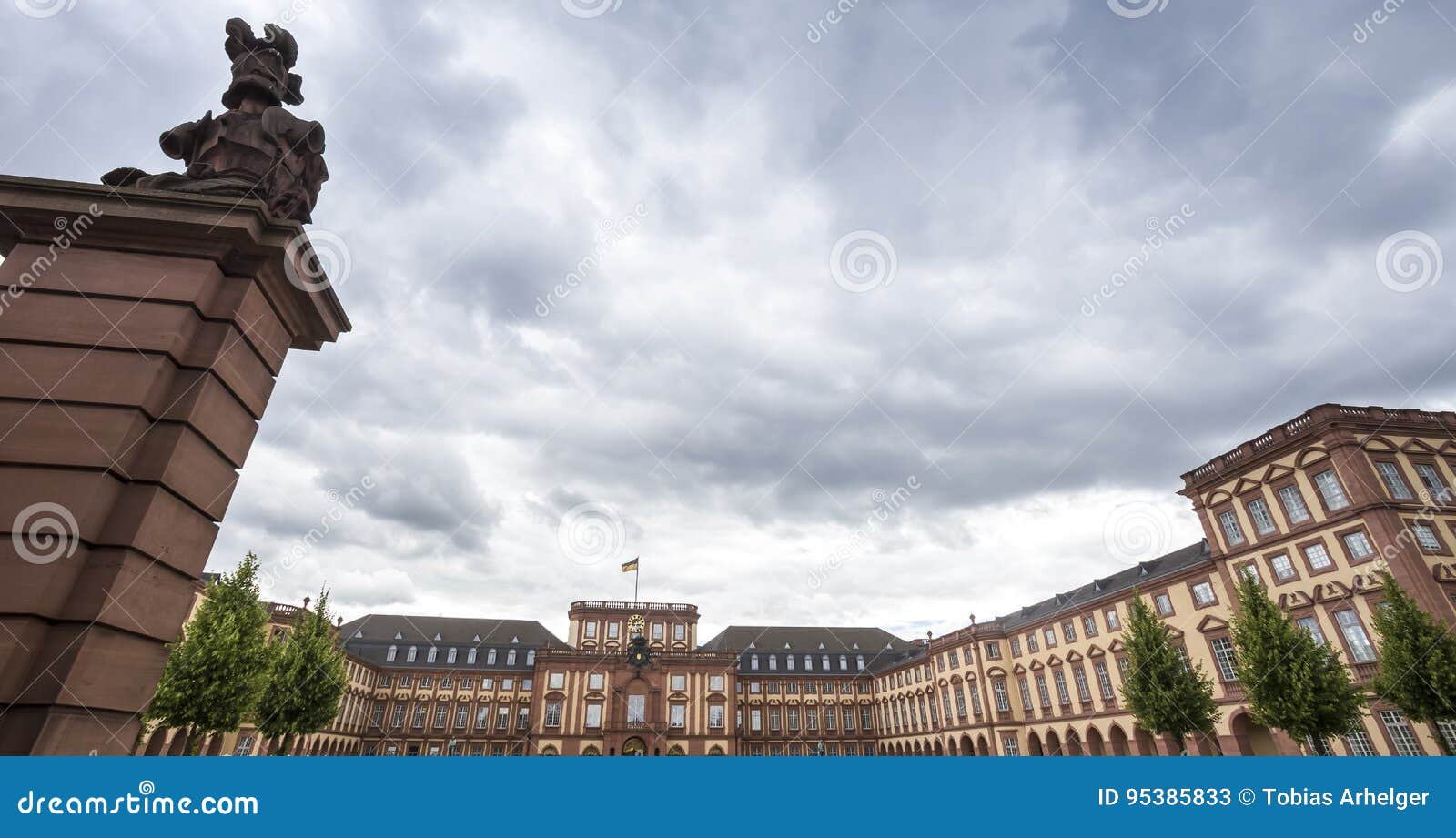 The Historic Castle Mannheim Germany Stock Image - Image of mannheim ...