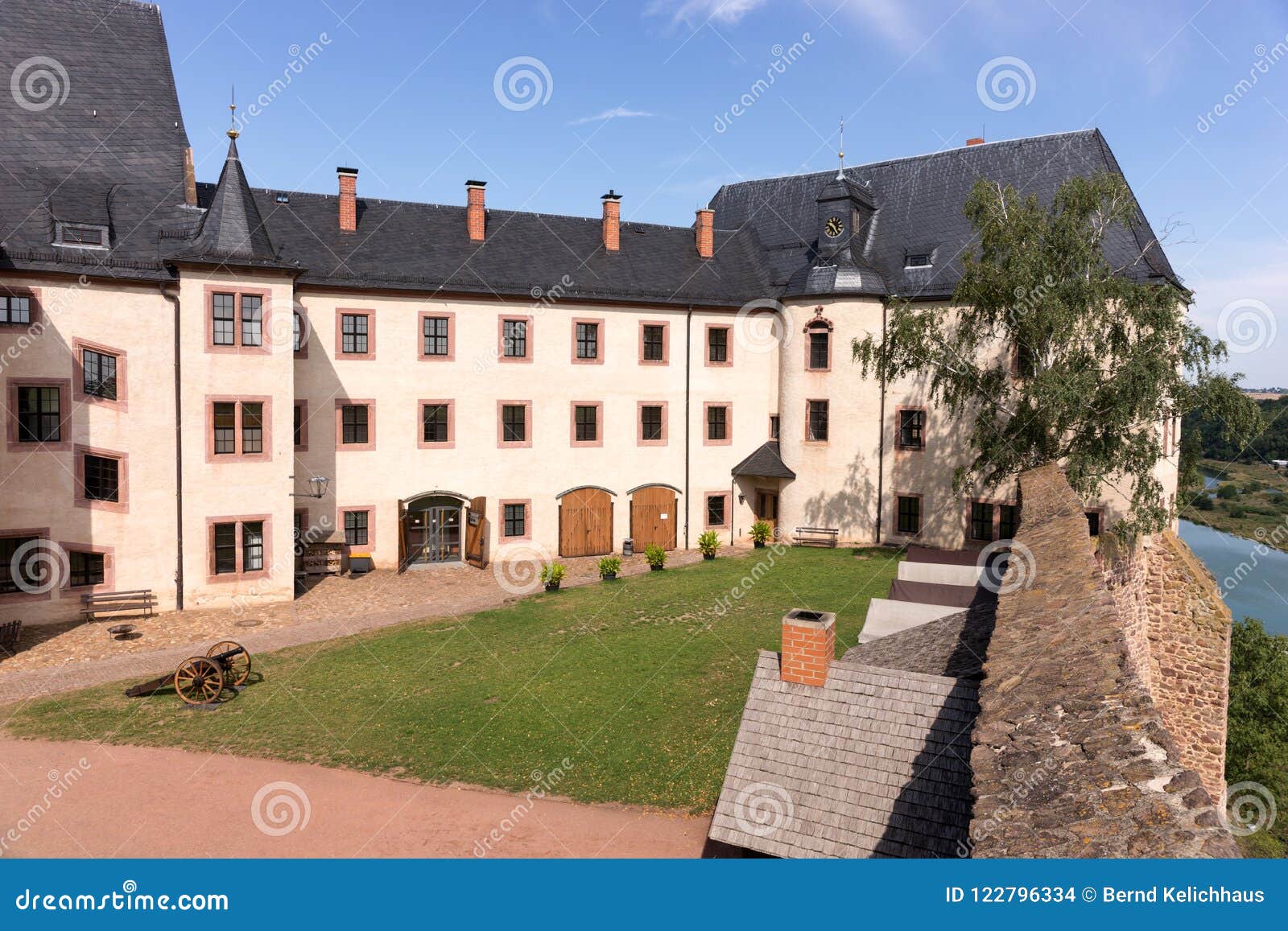 Historic Castle with Name Mildenstein in Saxony Stock Photo - Image of ...