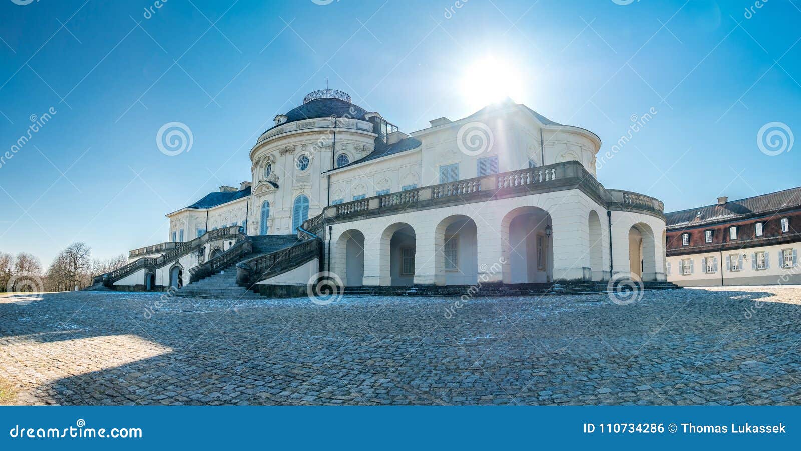 The Historic Castle Solitude, Stuttgart Germany Stock Photo - Image of ...