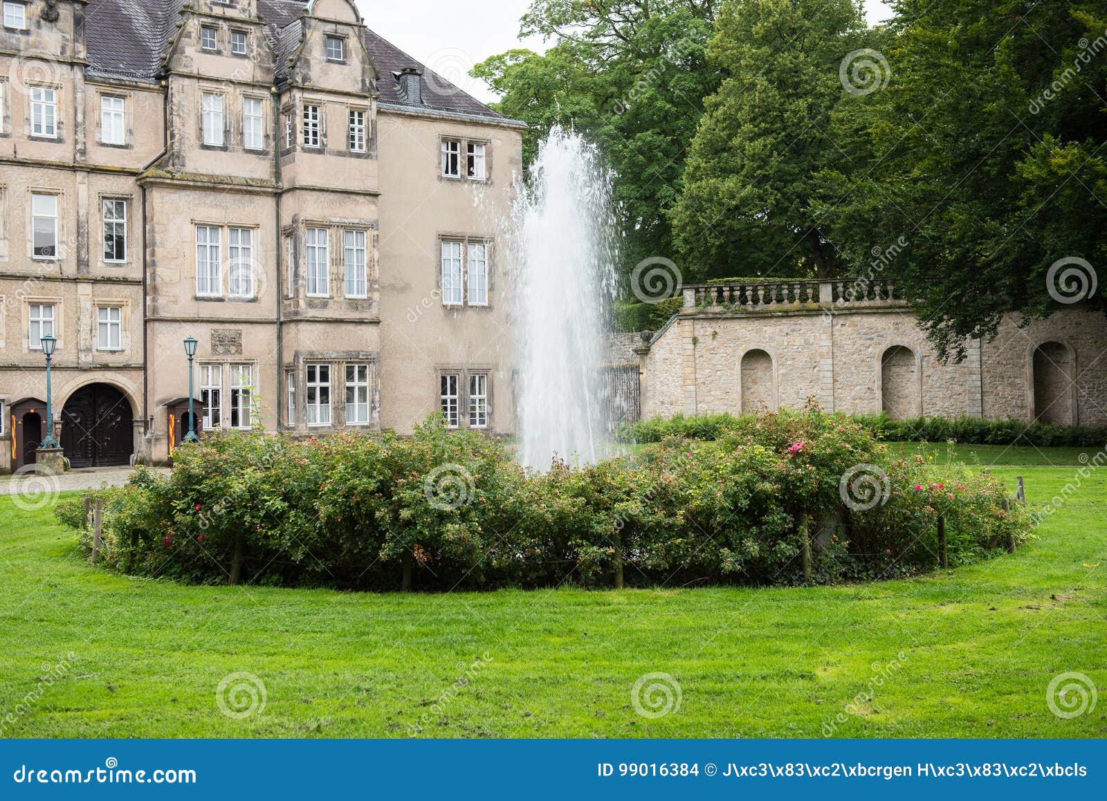 Historic Castle in the Town of Detmold Stock Photo - Image of ...