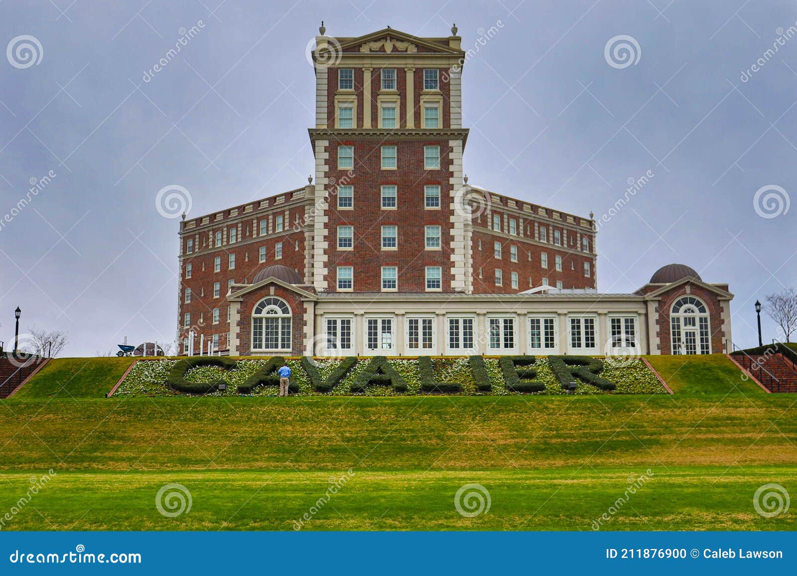 Historic Cavalier Hotel in Virginia Beach Stock Photo - Image of ...