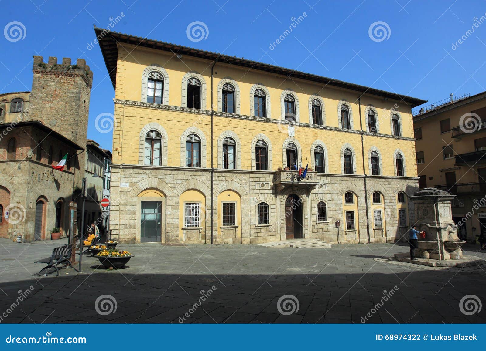 Historic Center of Poggibonsi Editorial Photography - Image of tuscany ...