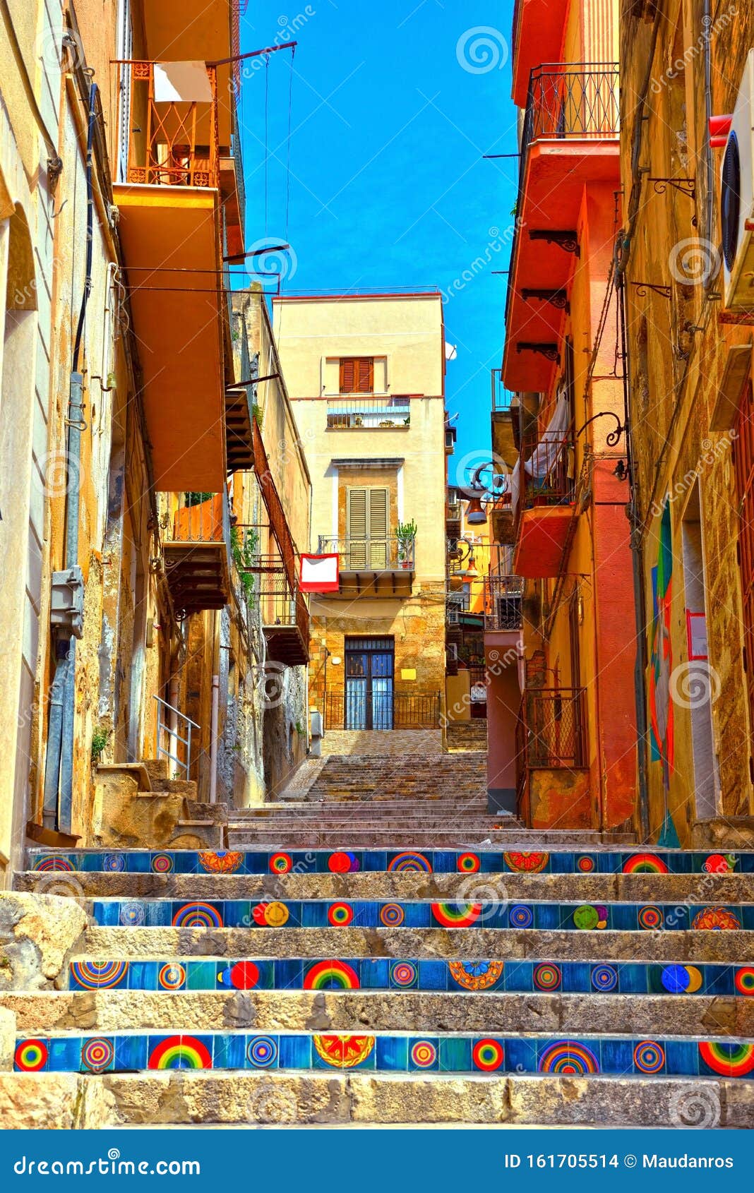 Sciacca sicily italy stock photo. Image of architecture - 161705514