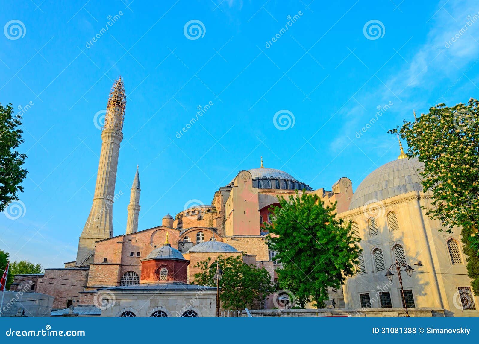 The Historic Centre of Istanbul. Stock Photo - Image of design, middle ...