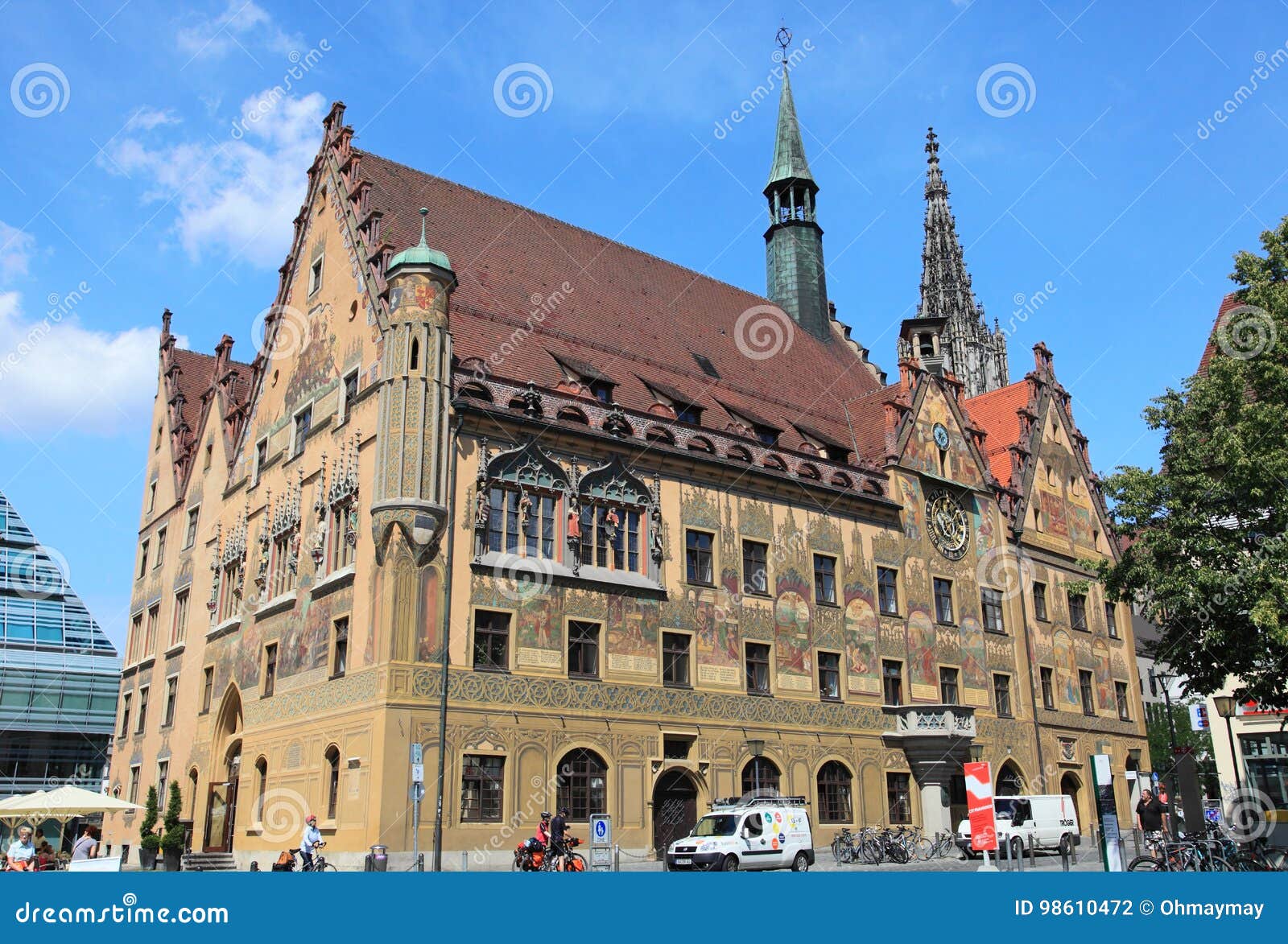 Medieval city of Ulm editorial photography. Image of tourism - 98610472