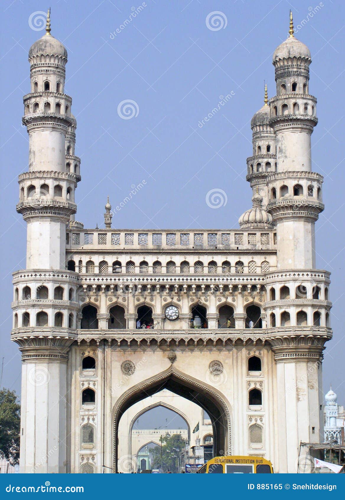Historic Charminar stock image. Image of archetecture, history - 885165