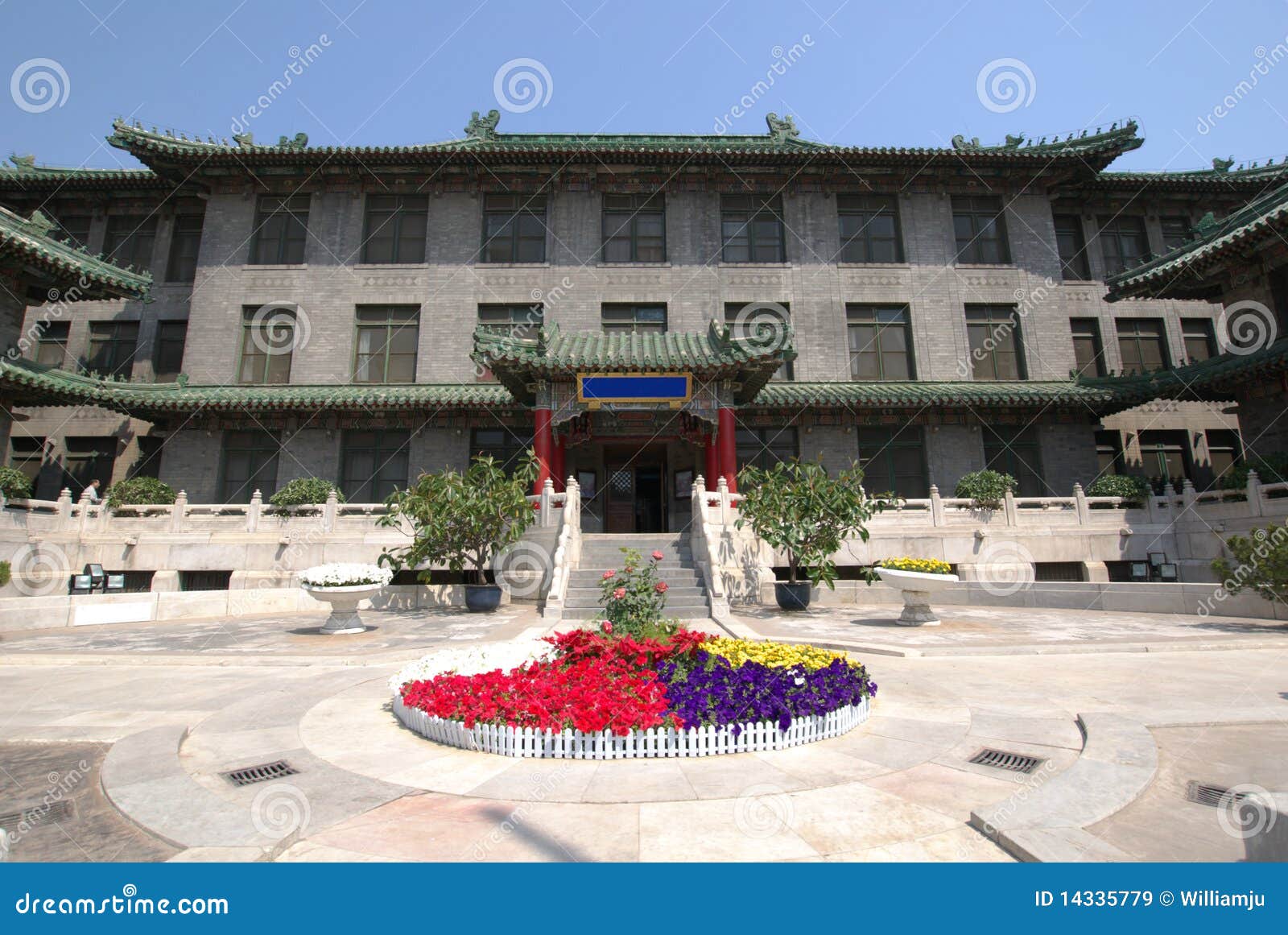 Historic Chinese building stock image. Image of exterior - 14335779