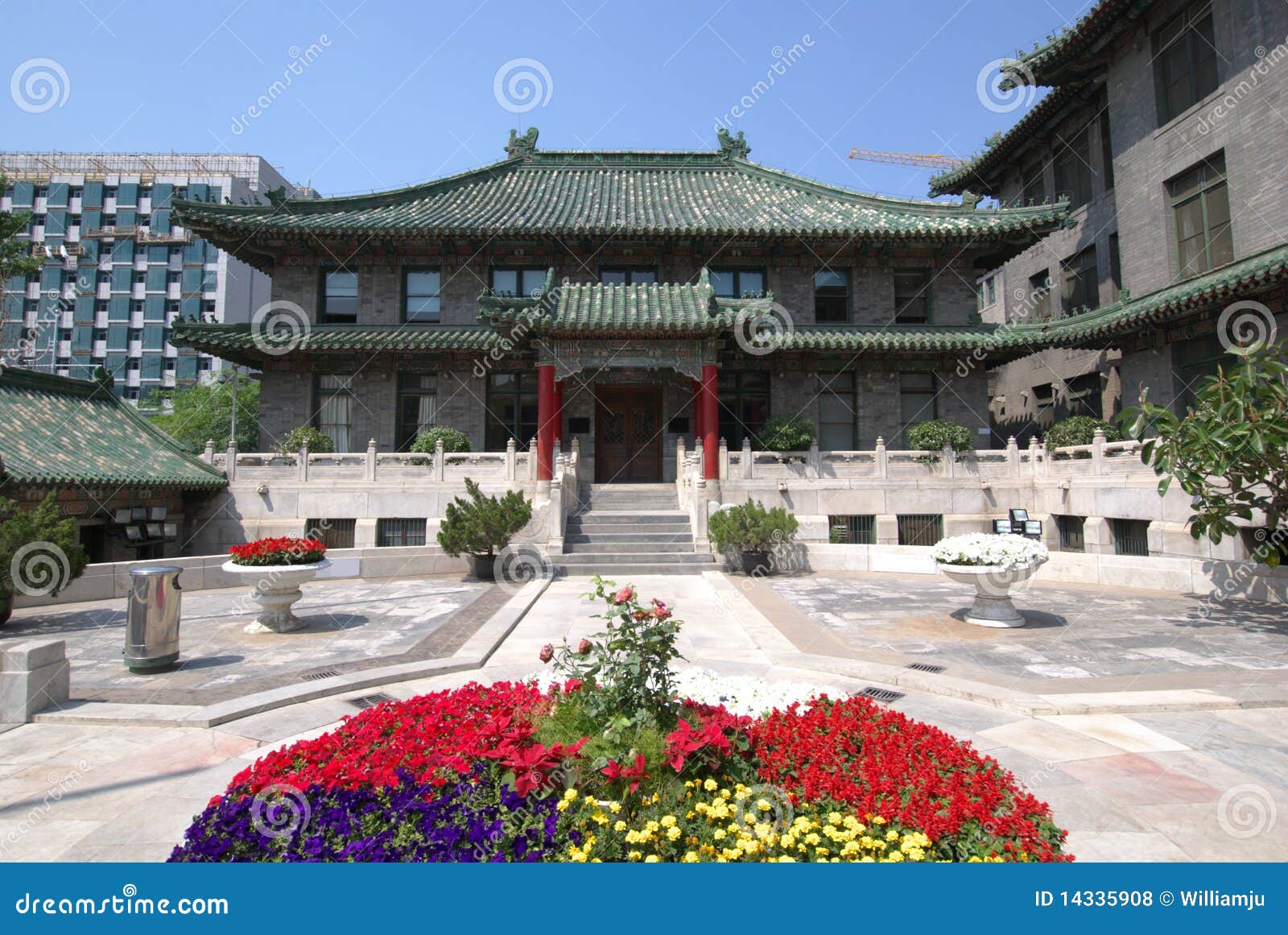 Historic Chinese building stock photo. Image of historic - 14335908