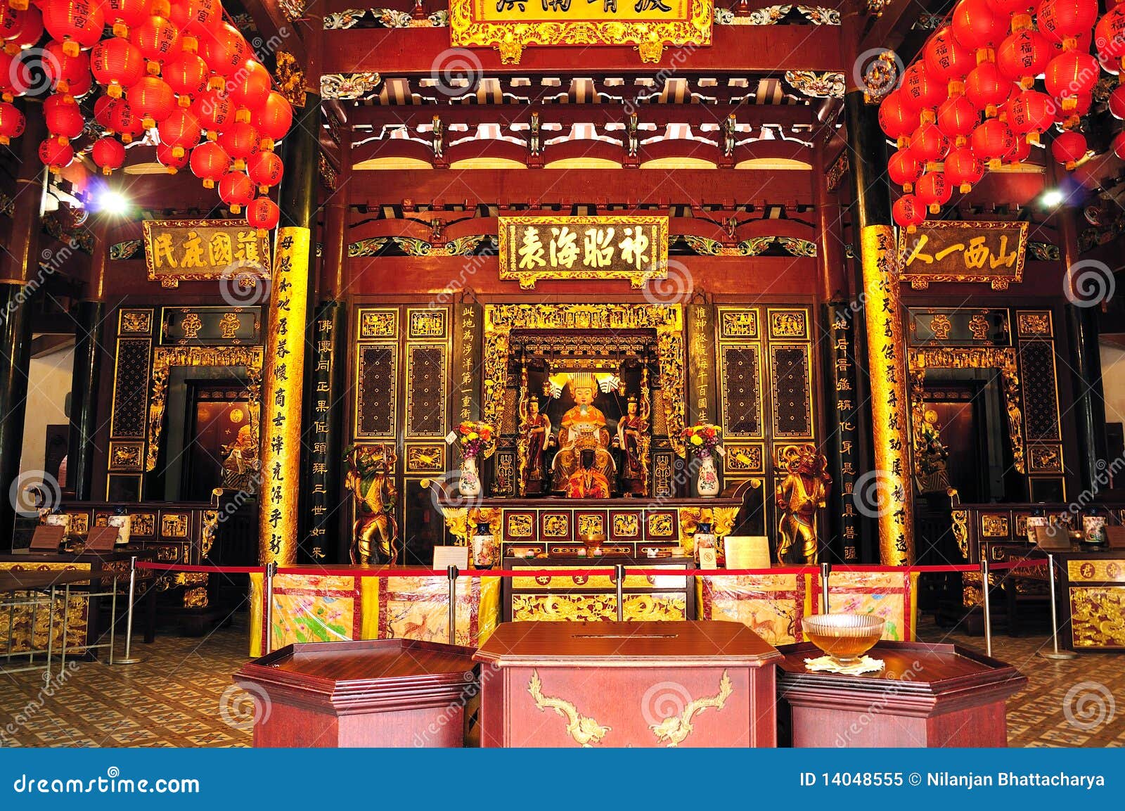 Historic Chinese Temple stock image. Image of ornament - 14048555