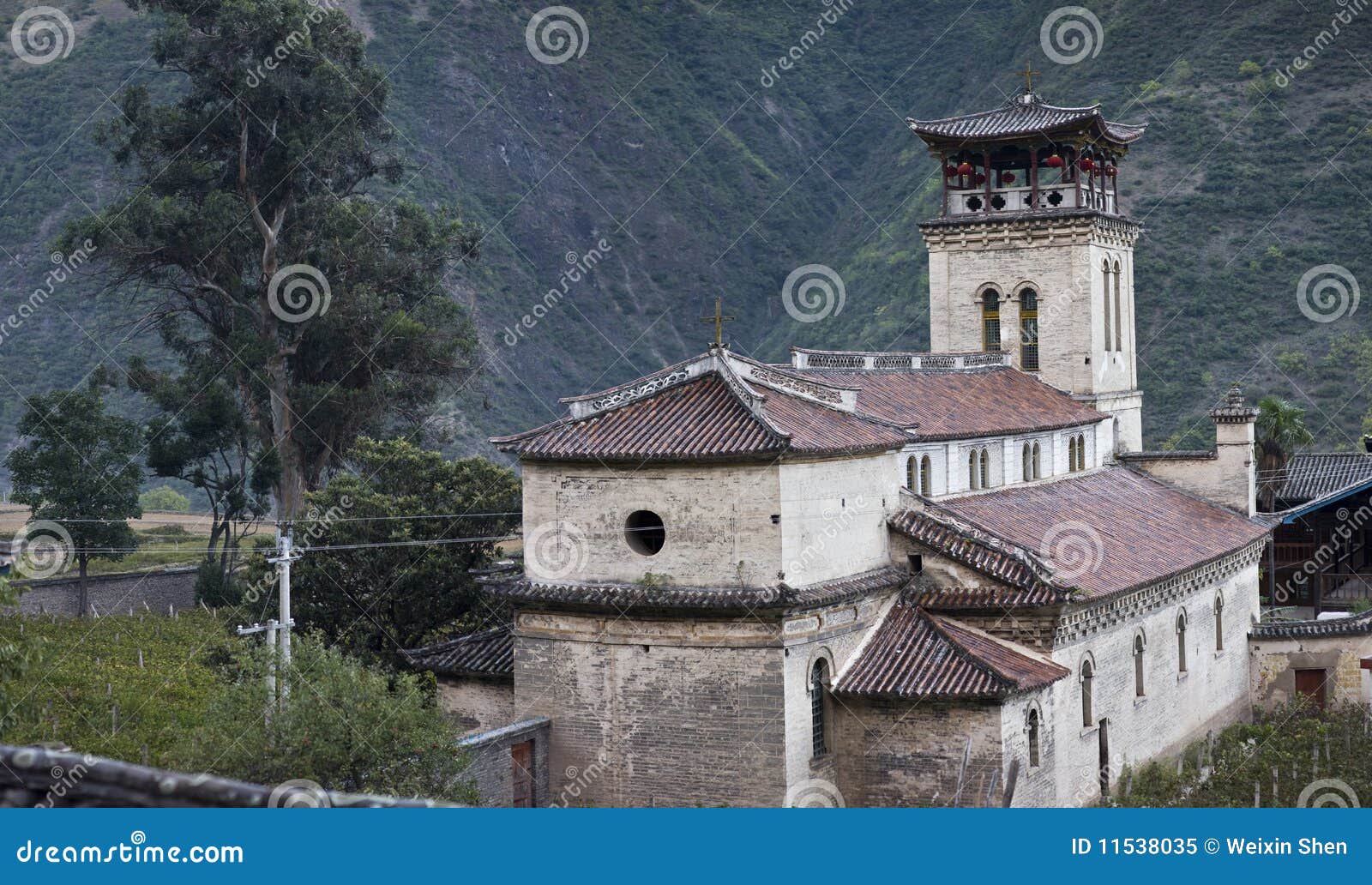 Historic Church Buildings in China. Stock Image - Image of catholicism ...