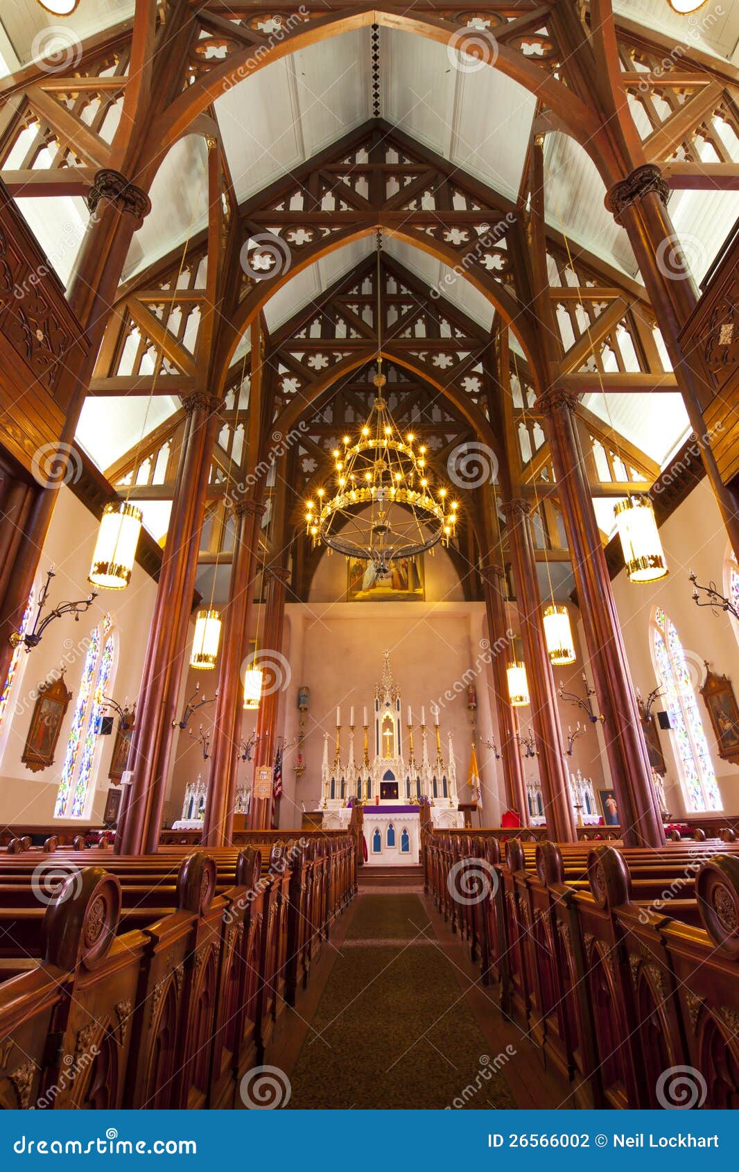 Historic Church Interior stock photo. Image of virginia - 26566002