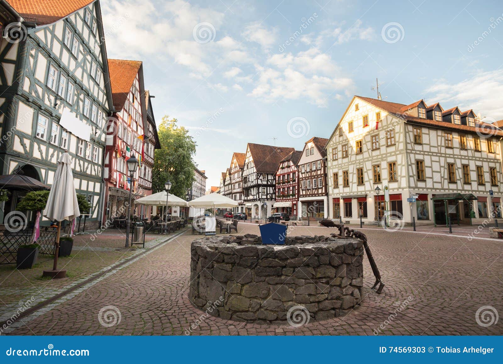 Historic City Gruenberg Hessen Germany Editorial Stock Photo - Image of ...