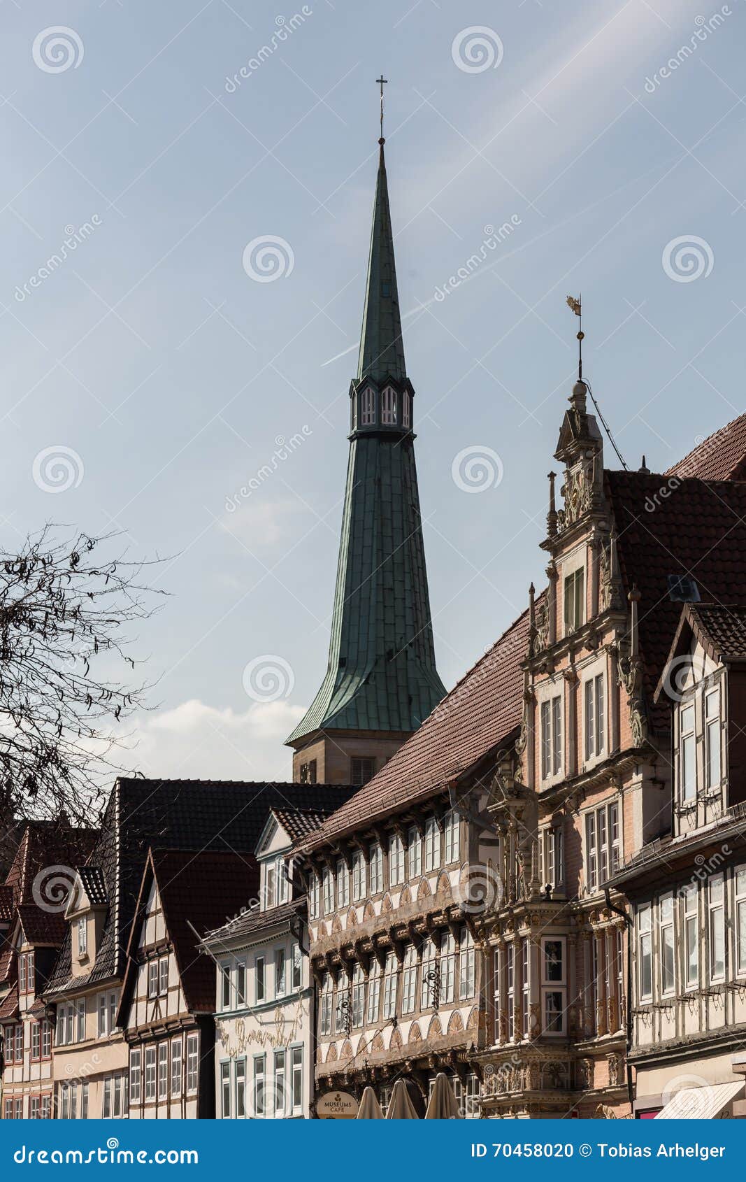 Historic City Hameln Germany Stock Photo - Image of built, shopping ...