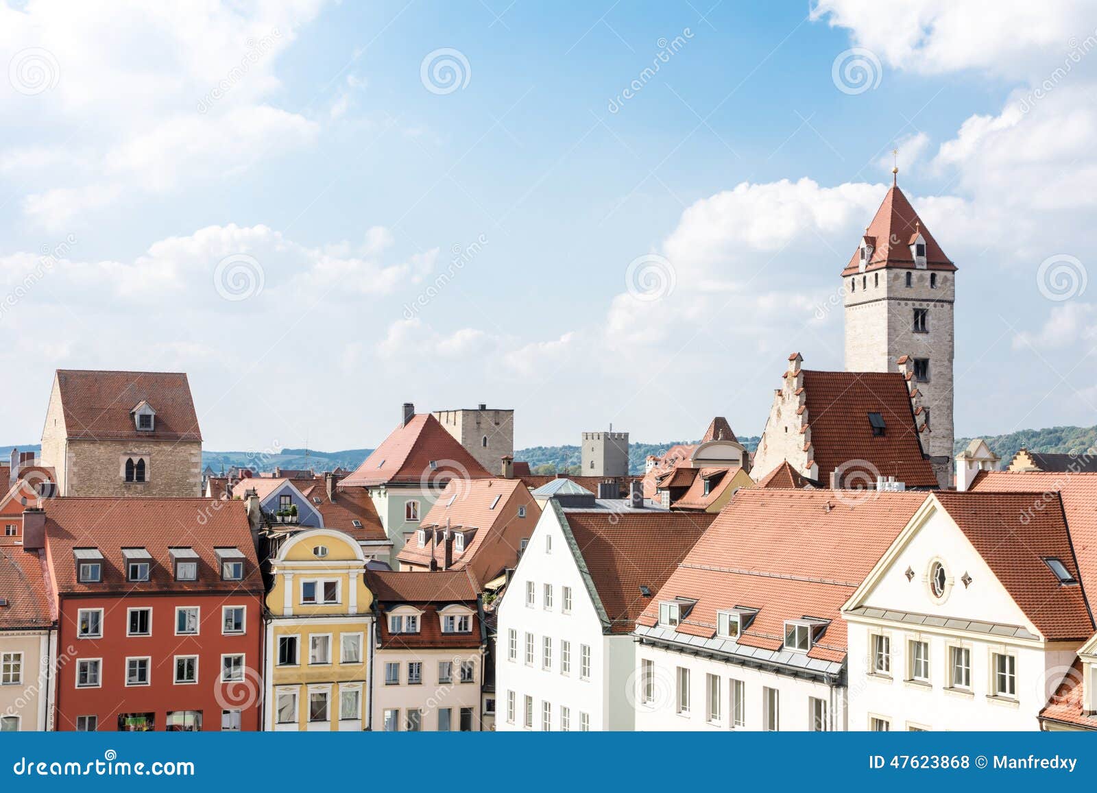 Historic City of Regensburg Stock Photo - Image of regensburg, city ...