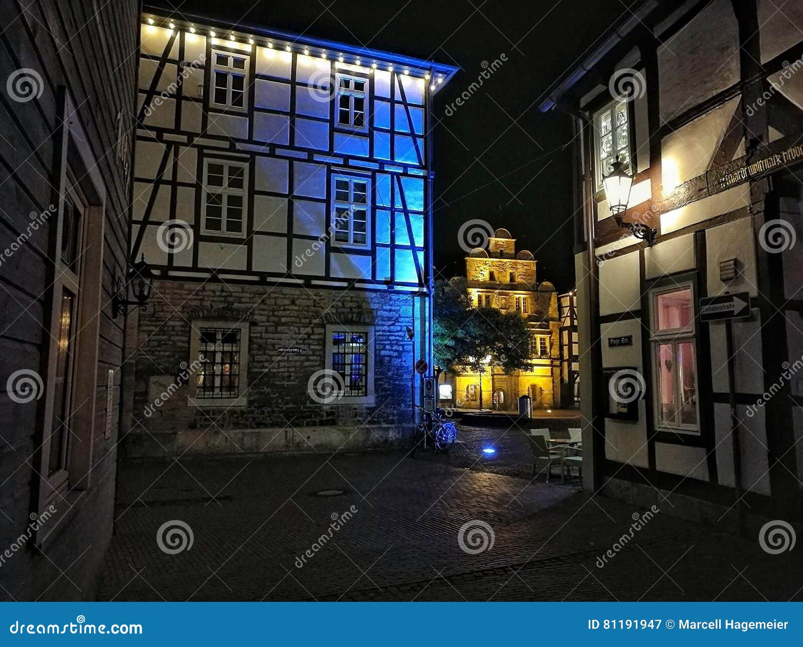Historic City, Rinteln editorial photography. Image of kirchplatz ...