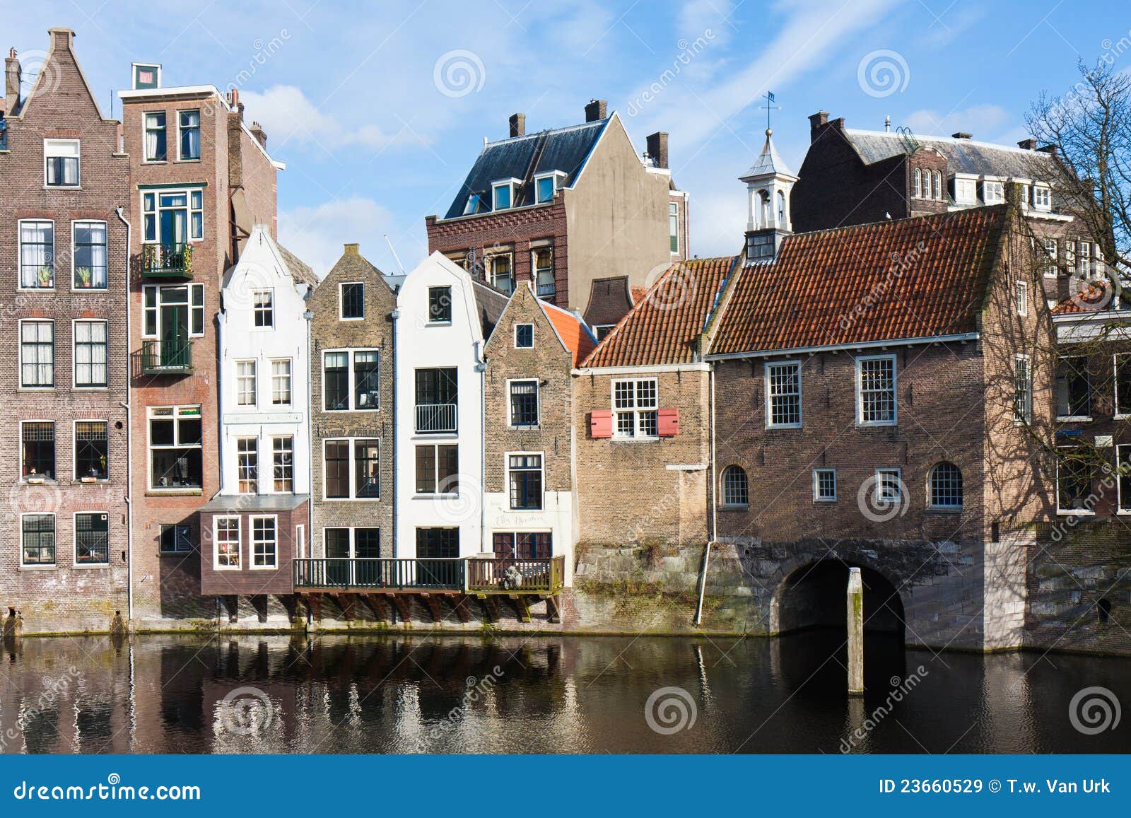 Historic Cityscape in the Netherlands Stock Image - Image of culture ...