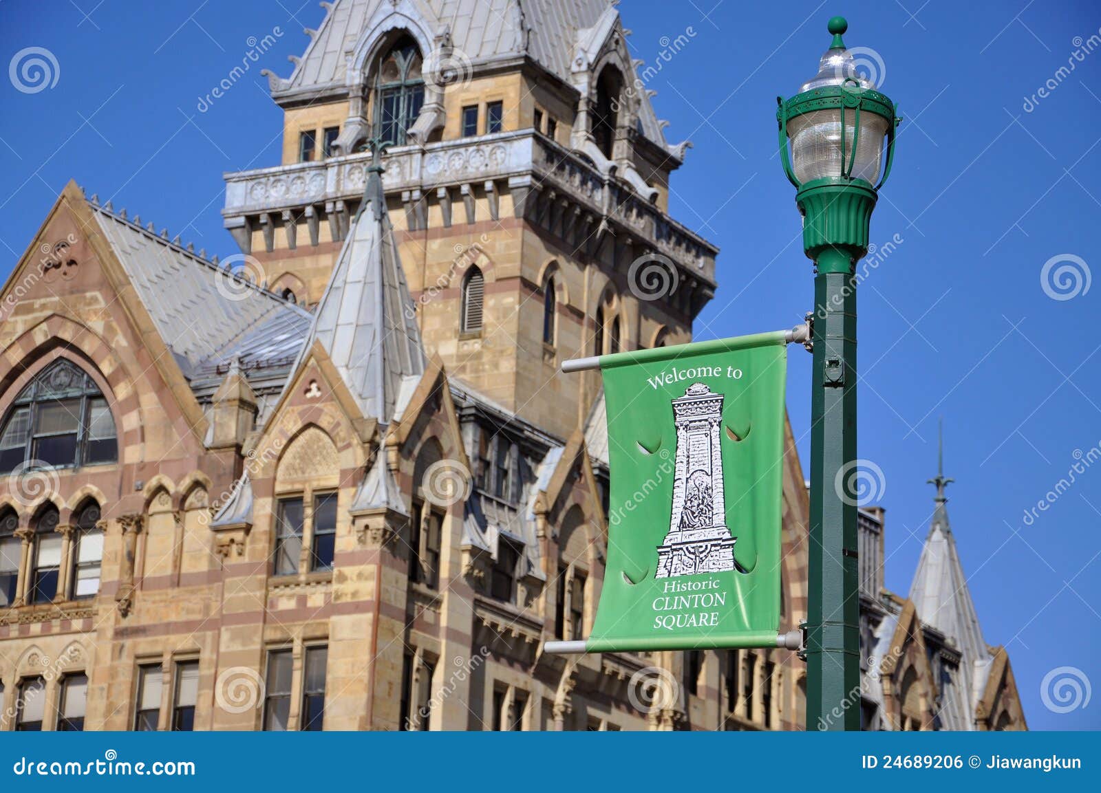 Historic Clinton Square, Syracuse, New York Editorial Photo - Image of ...