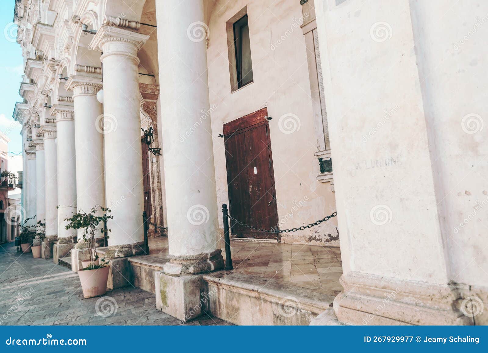 Historic Colonnade with Classical Columns and Elegant Architectural ...