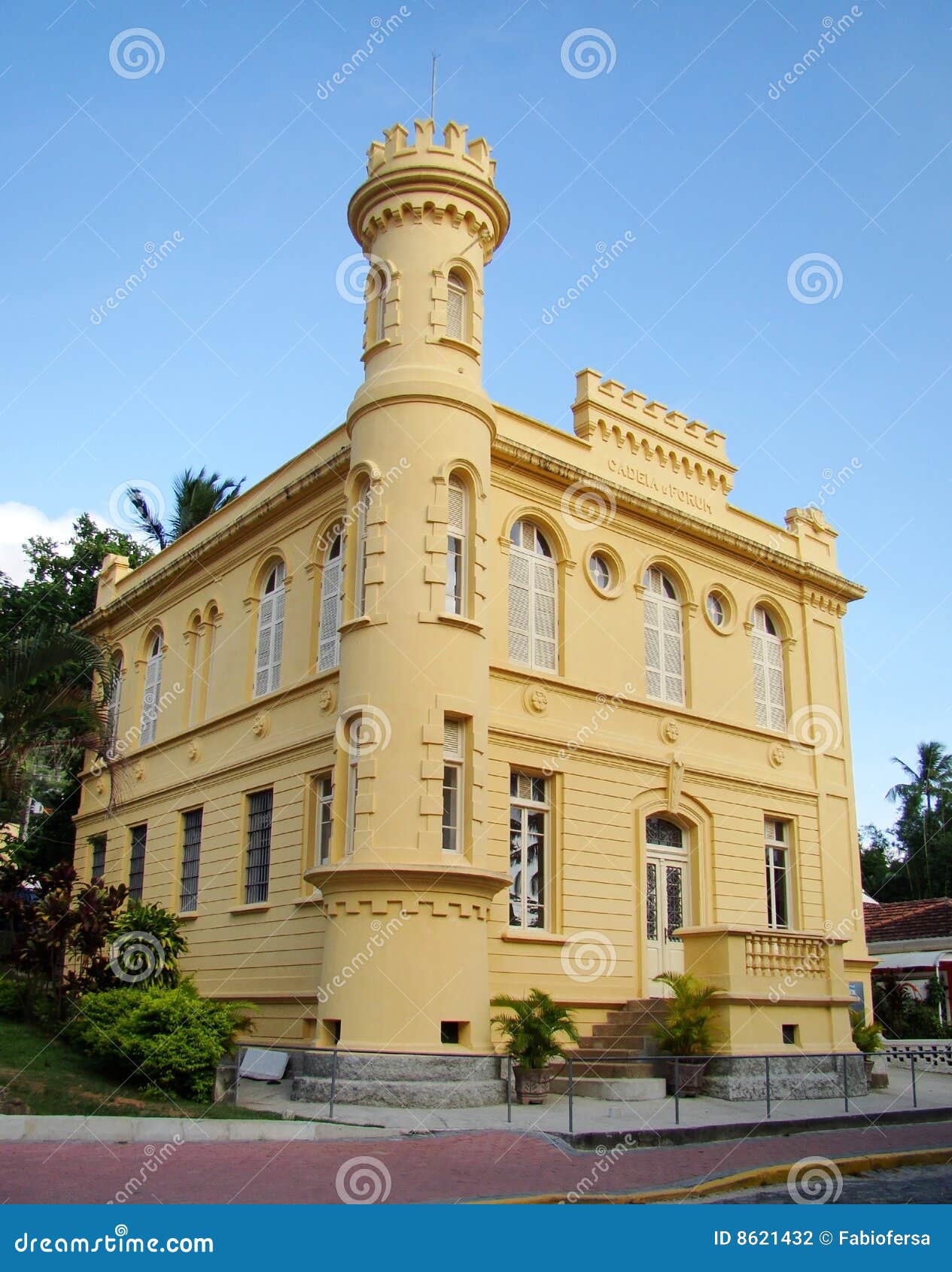 Historic Court House and Jail Stock Photo - Image of building, brazil ...