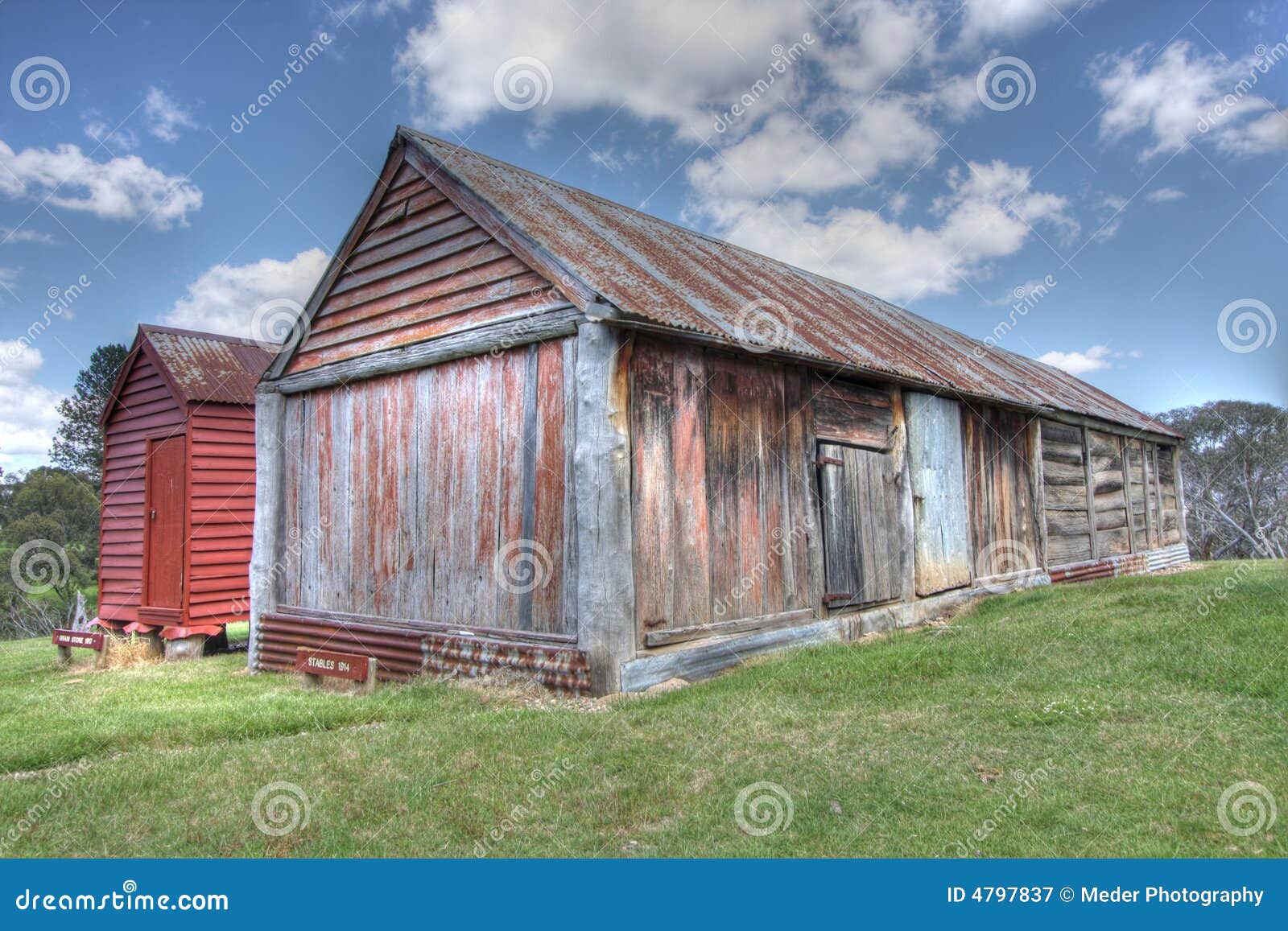 Historic Currango Homestead Stock Image - Image of calendar, ridge: 4797837